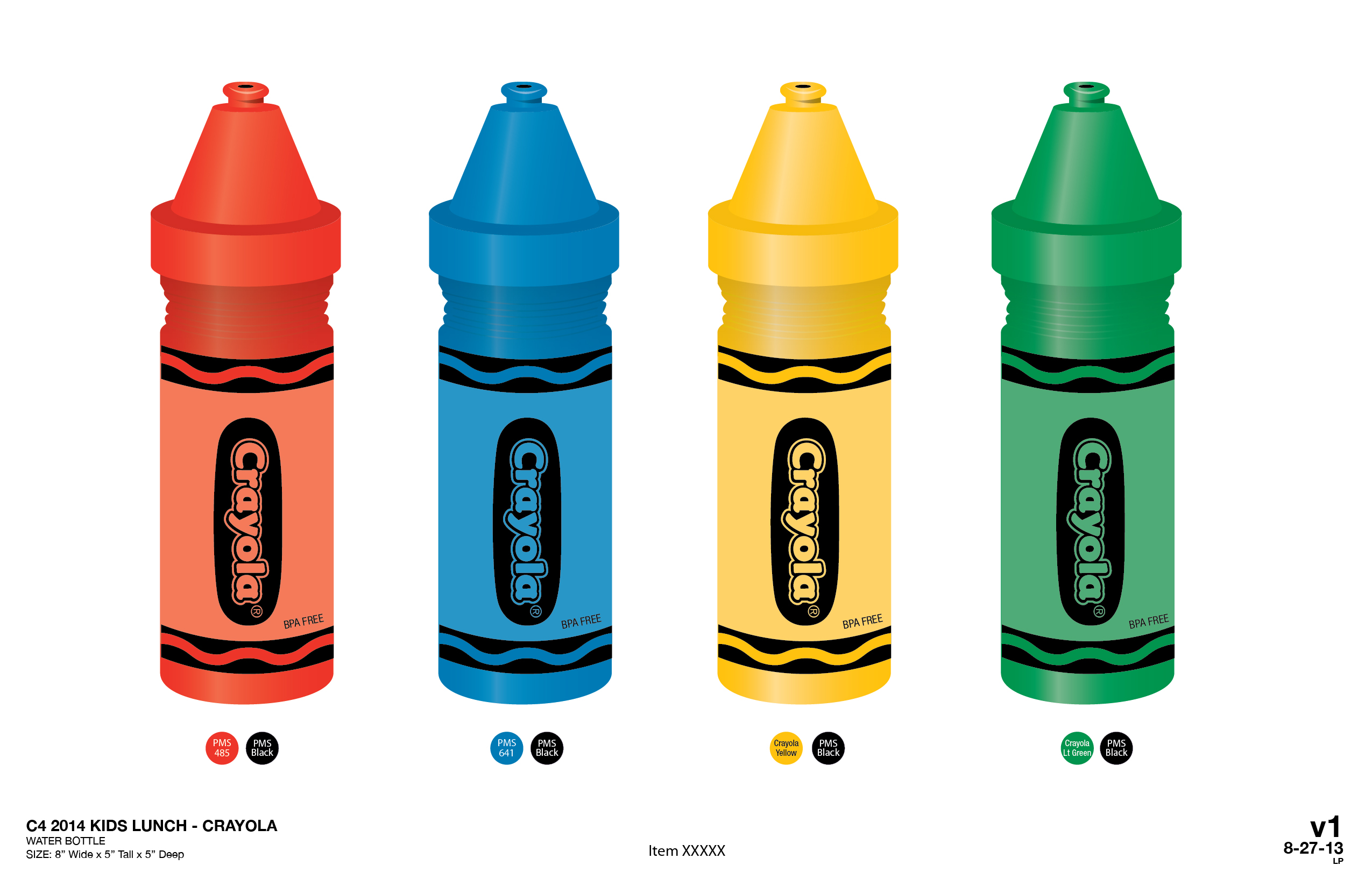 Crayola Kid's Lunch Accessories by Allison Adderton at Coroflot.com