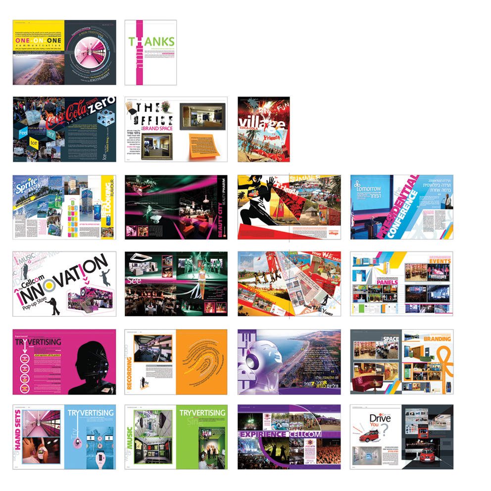 Small Collage of a Big Companies Design by Anat Lozitsky at Coroflot.com