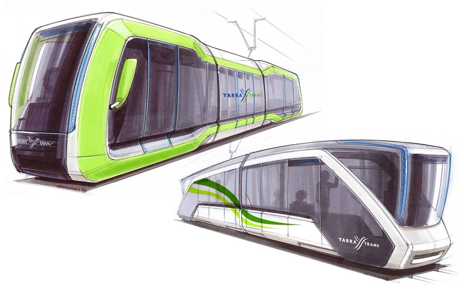 Melbourne Tram Concept by Shannon Smith at Coroflot.com