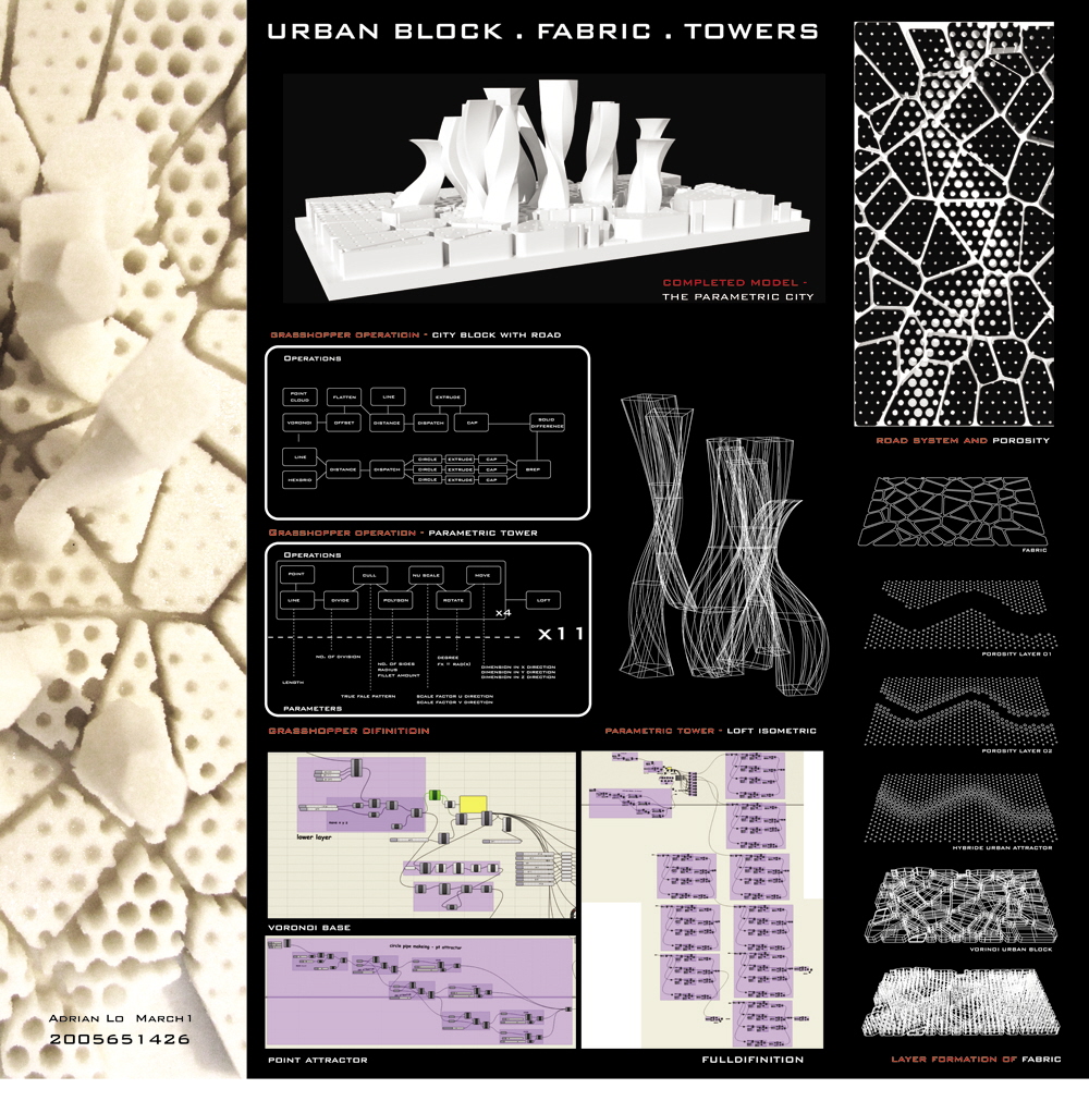 PARAMETRIC URBAN DESIGN by Adrian Lo at Coroflot.com