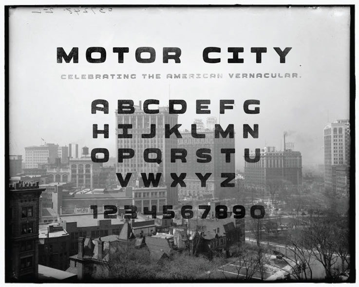 Motor City Typeface by Casey Cole at Coroflot.com