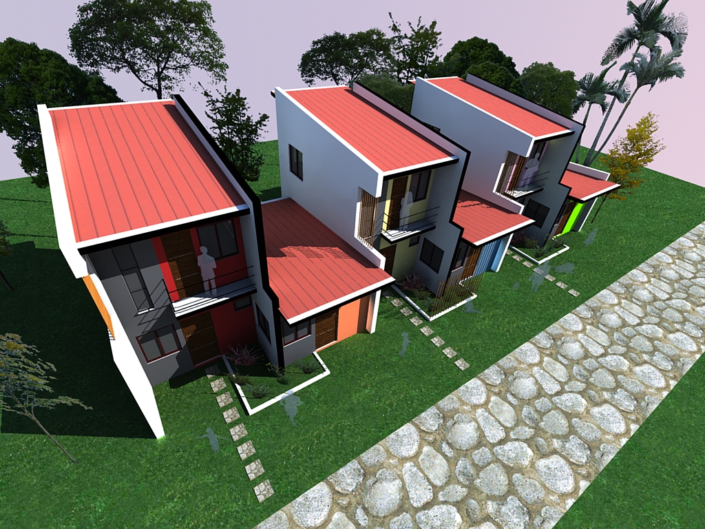 Low-Cost Row housing Proposal by Jay Paras at Coroflot.com