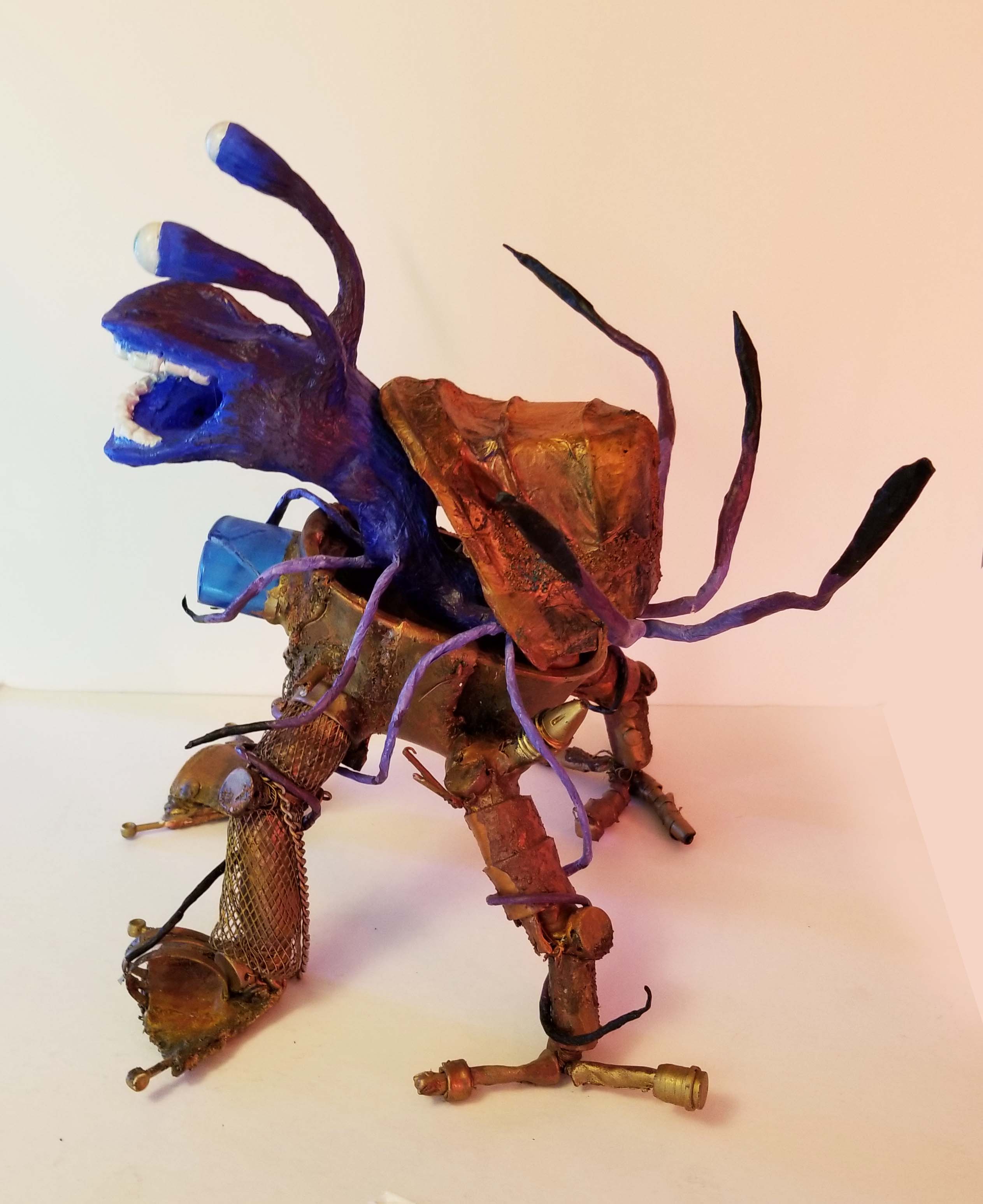 Paper Mache-Mech & Parasite by Derric Capteina at Coroflot.com