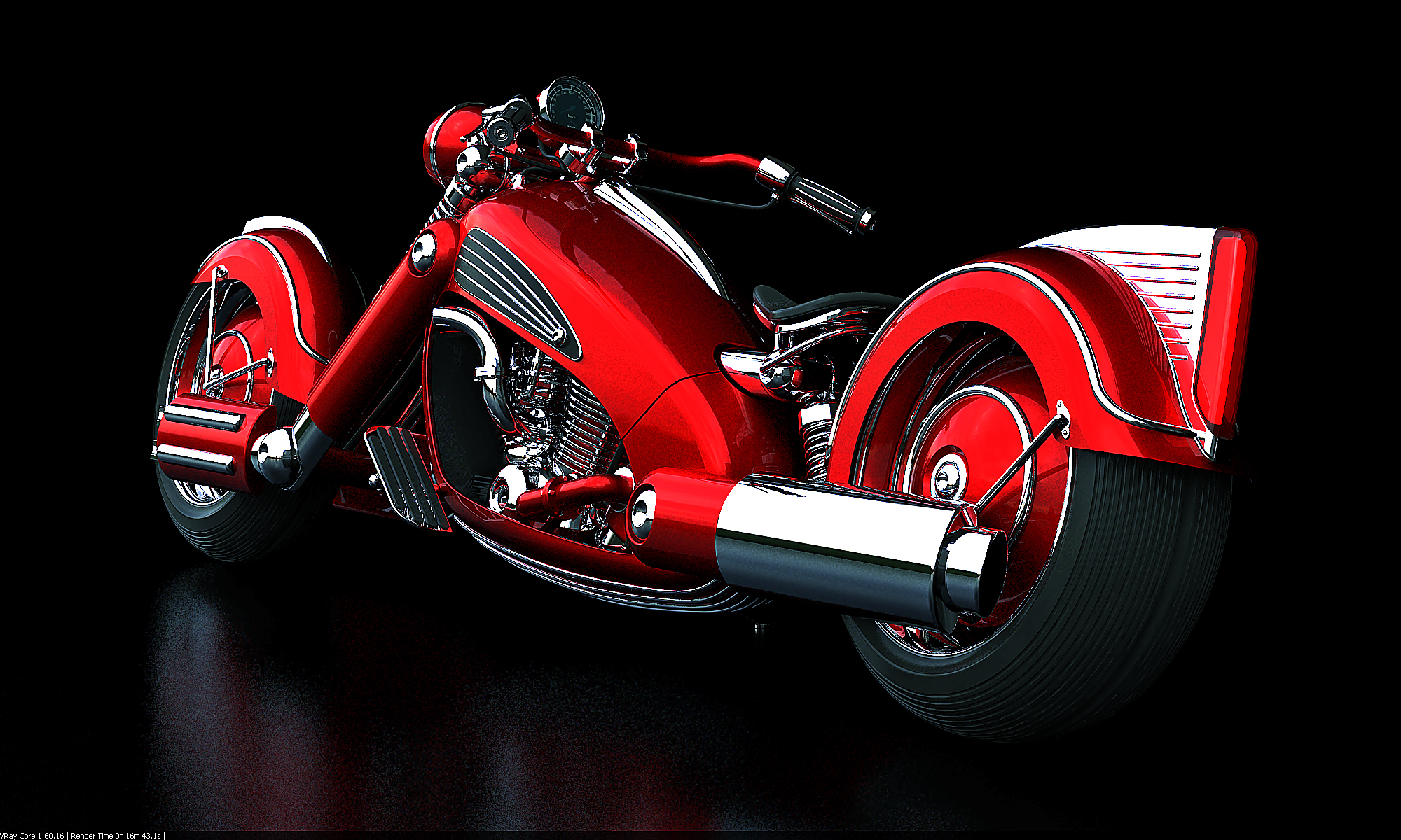 Electric Vintage Chopper Concept by Khairul Anwar Tumingan (BEAR) at ...