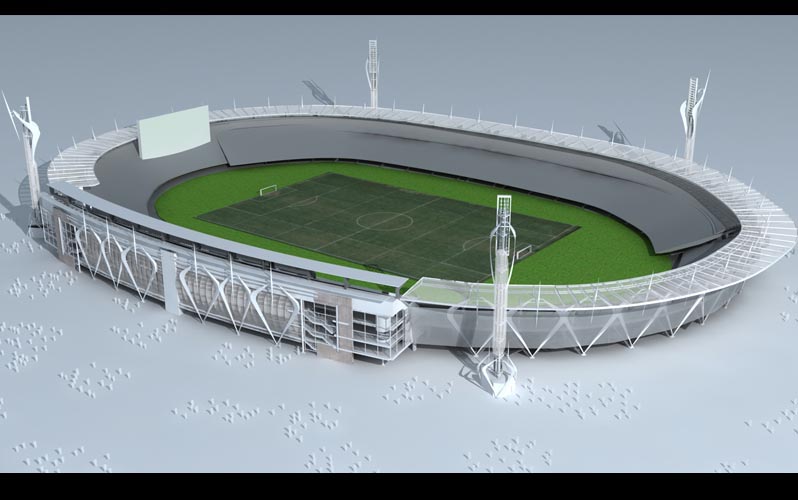 New Facade Stadium Bogota el Campin by Oscar Acosta at Coroflot.com
