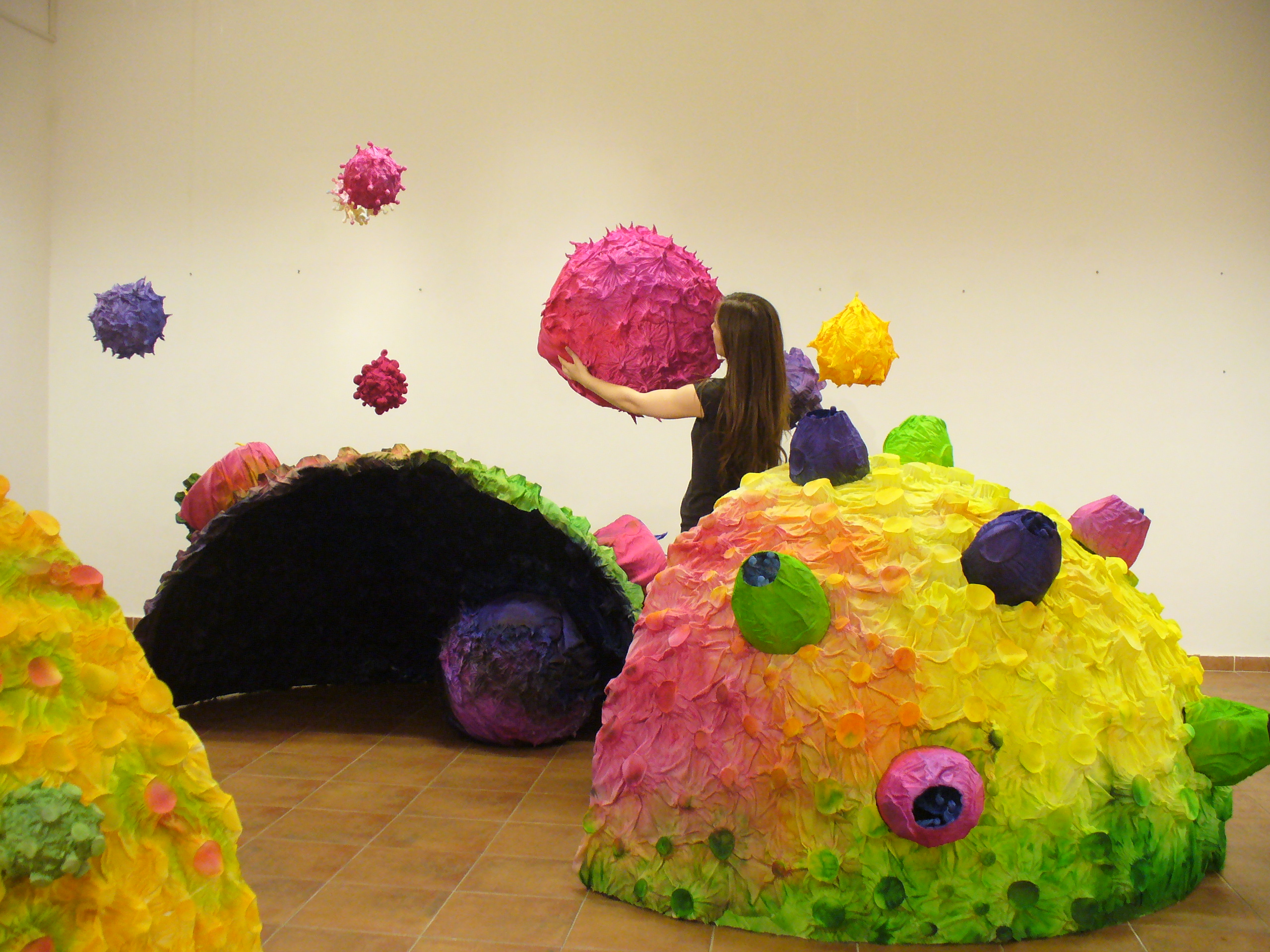 Master Degree (textile installation art) by Tina Stoica at Coroflot.com