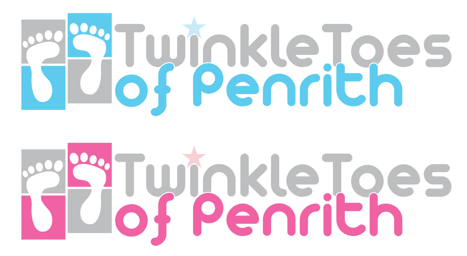 Twinkle Toes of Penrith logo design by Kevin Turner at Coroflot.com