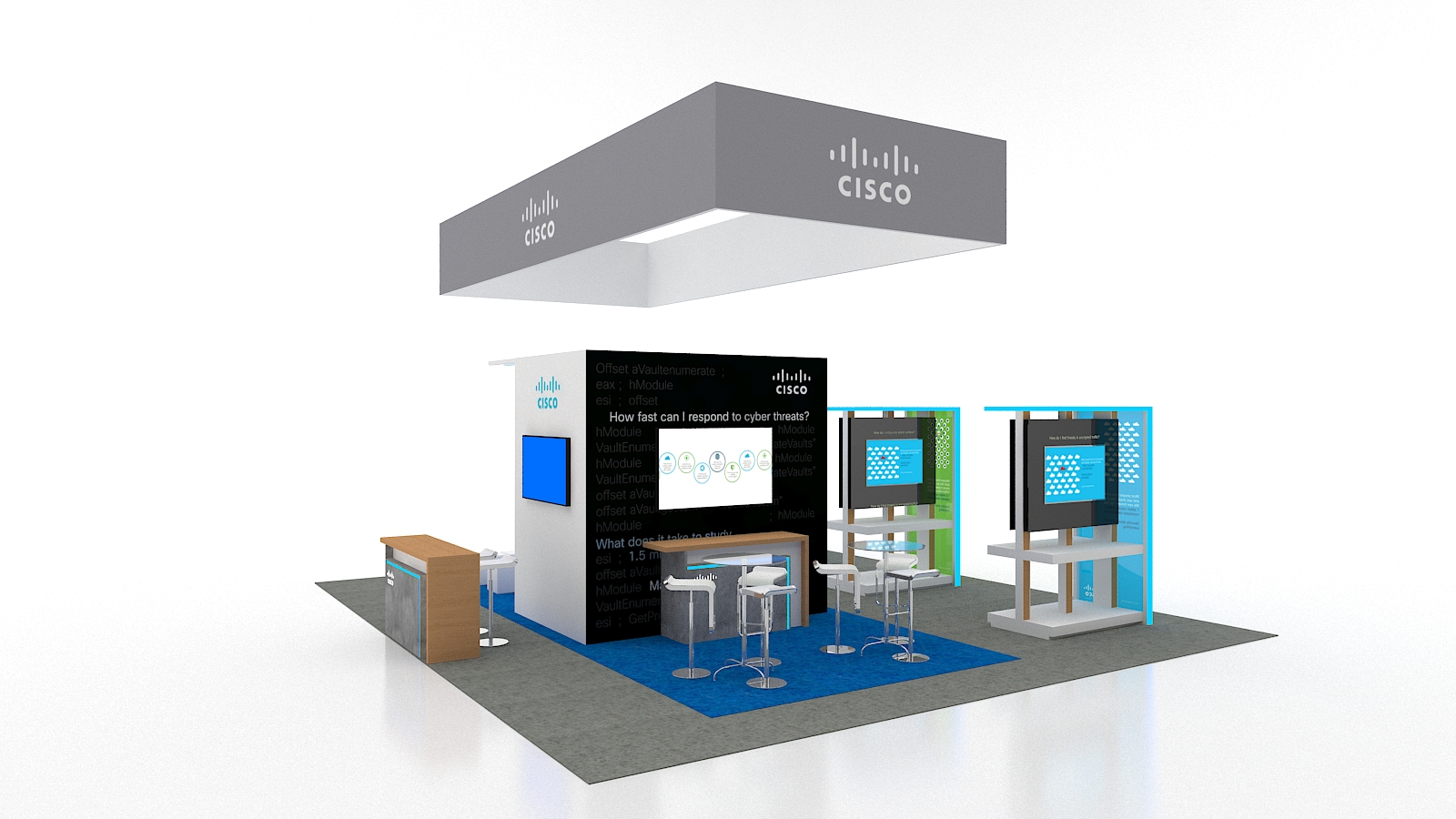 Cisco Exhibition Booth by Vicki Leung at Coroflot.com