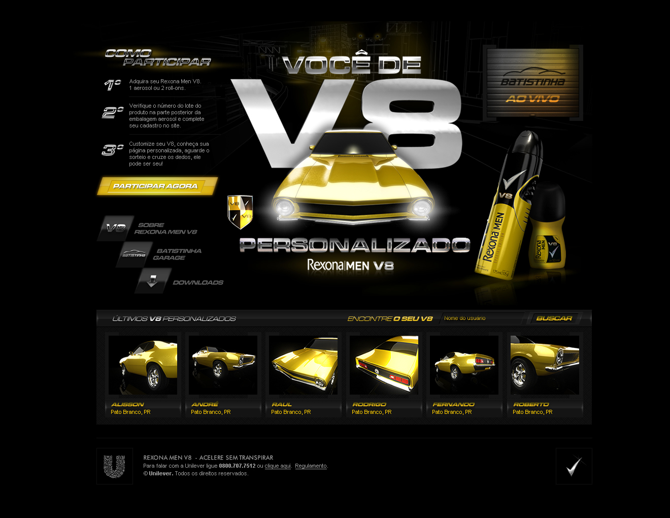 POP Rexona V12 and V8 by Walter Rodriguez Jimenez at Coroflot.com