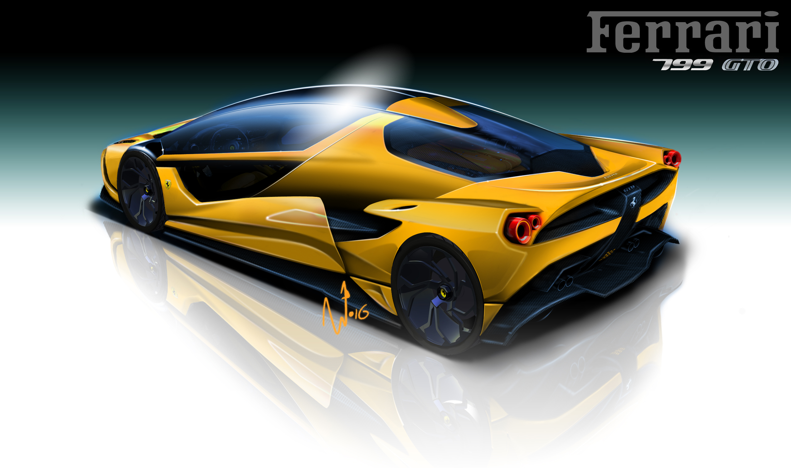 Ferrari 799 GTO by Niklas Wejedal at Coroflot.com