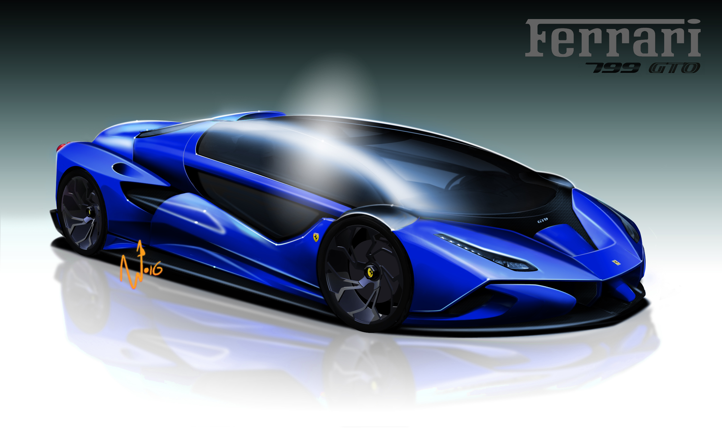 Ferrari 799 GTO by Niklas Wejedal at Coroflot.com