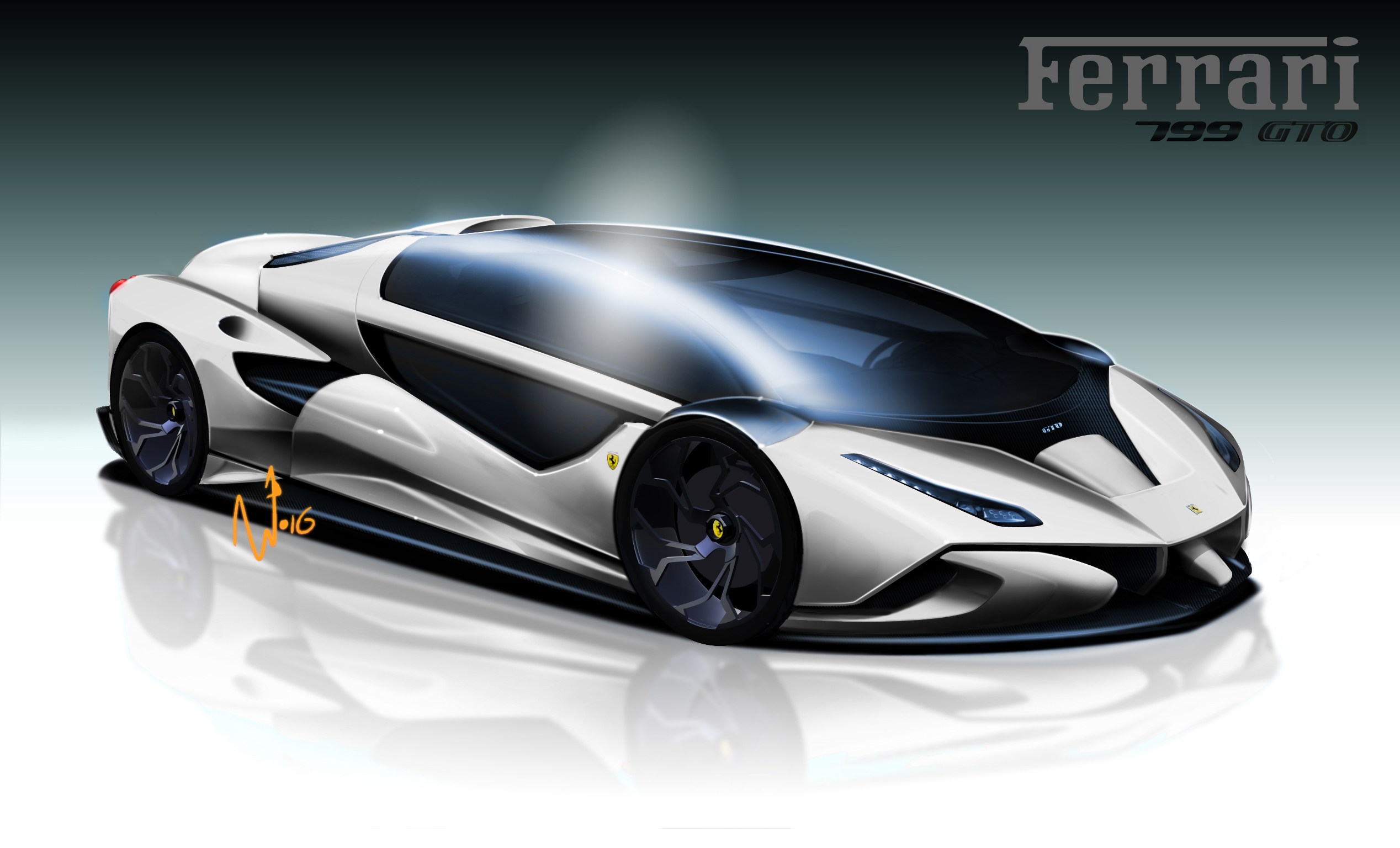 Ferrari 799 GTO by Niklas Wejedal at Coroflot.com