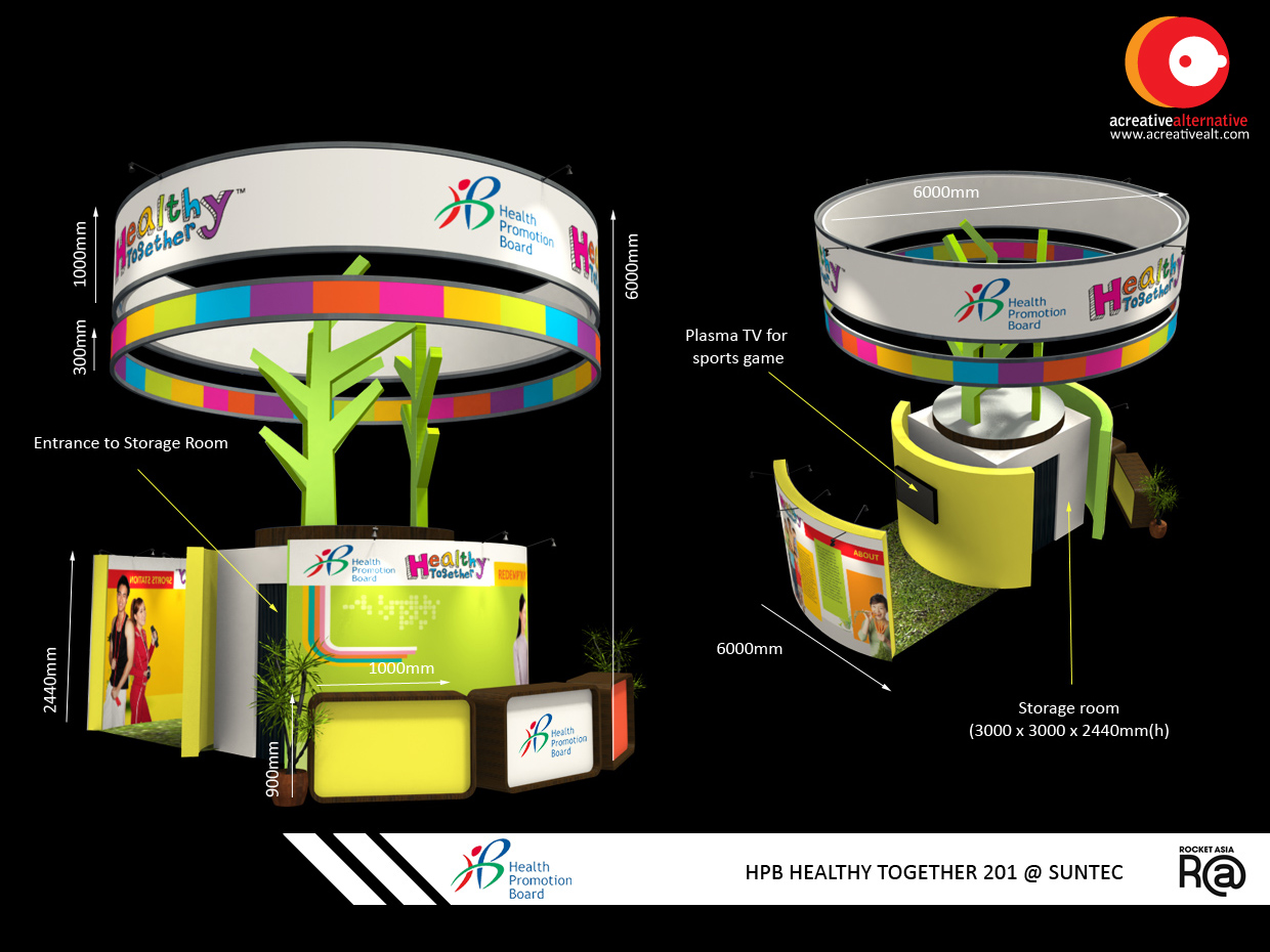 HPB Health and You Exhibition Pitch by Rizky Budiyanto at Coroflot.com