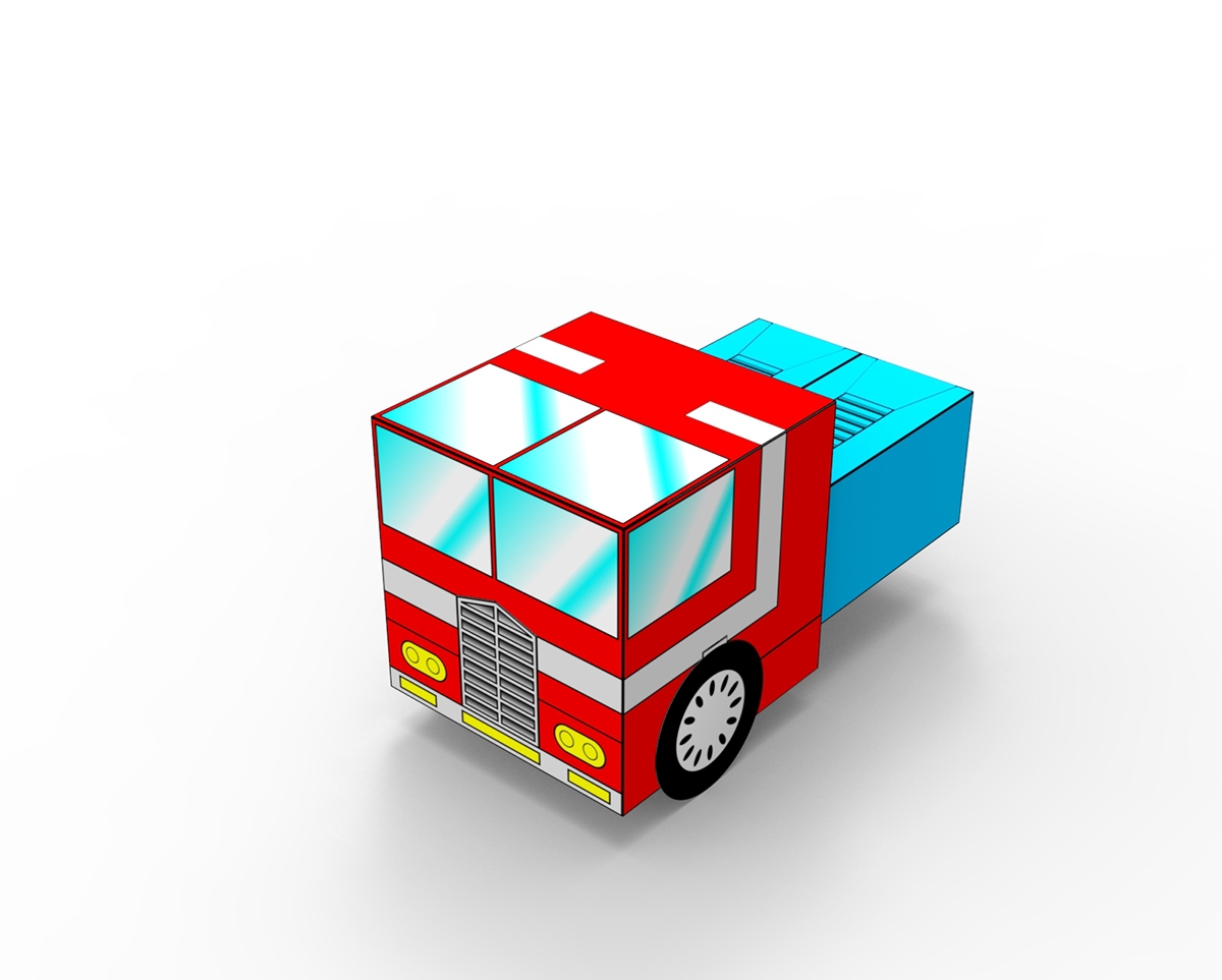 Paper Transformer-Optimus Prime by Huang Wei at Coroflot.com