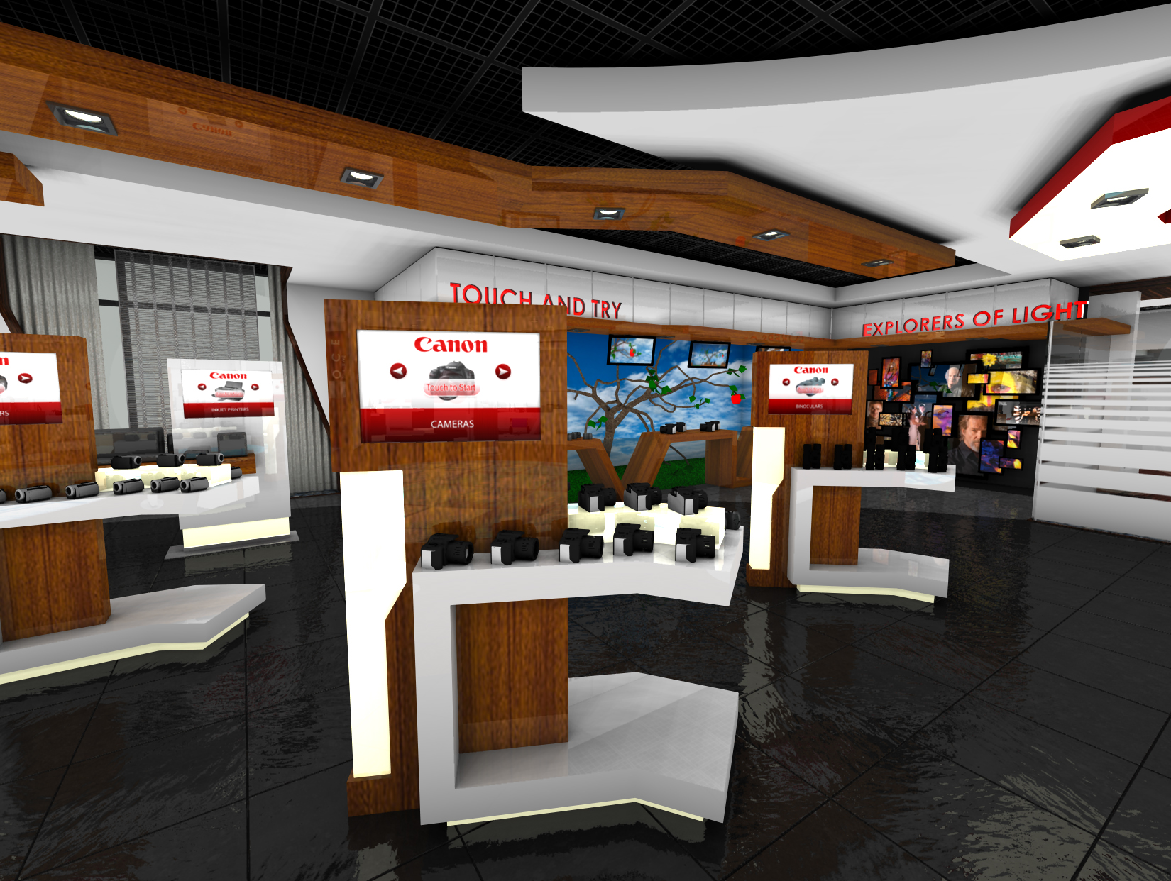 CANON SHOWROOM - CONCEPT by Chris Silverman at Coroflot.com