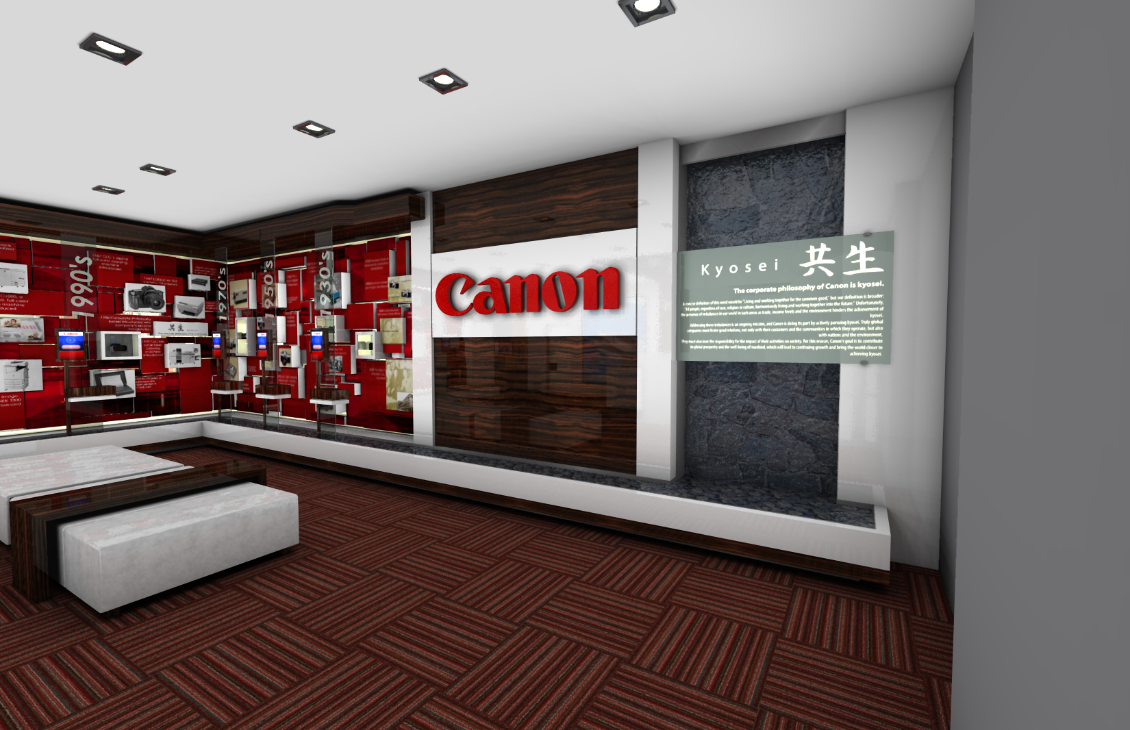 CANON SHOWROOM - CONCEPT by Chris Silverman at Coroflot.com
