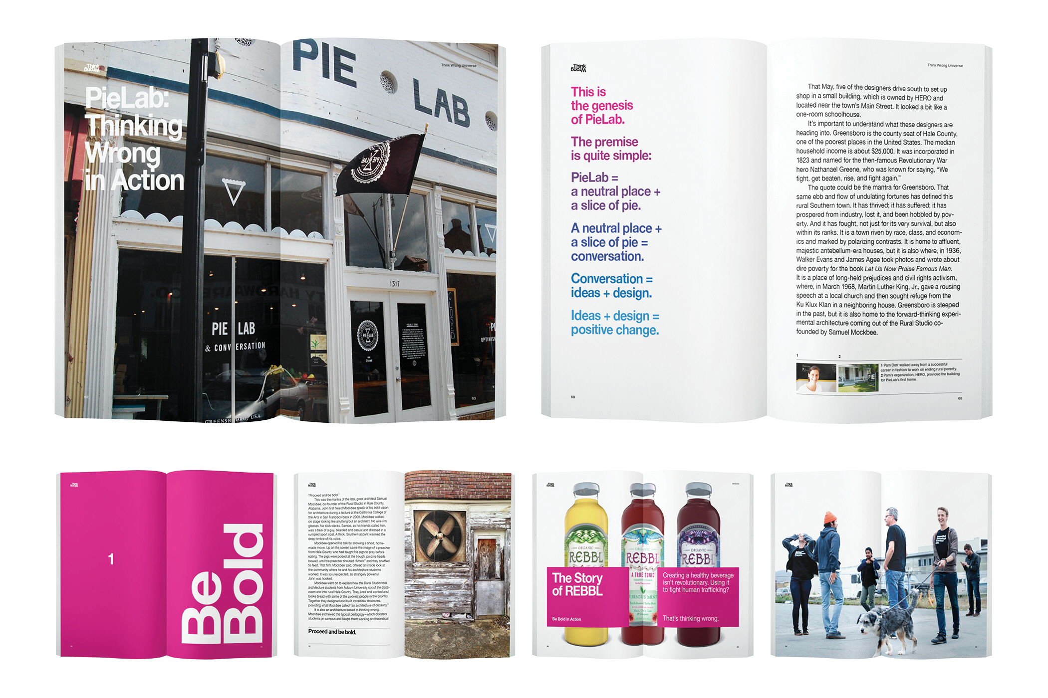 Think Wrong Book Design by Michael Braley at Coroflot.com