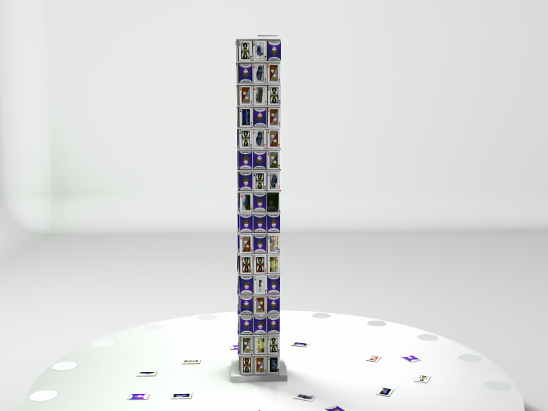 3D Tower of Cards by Joshua Poortinga at Coroflot.com