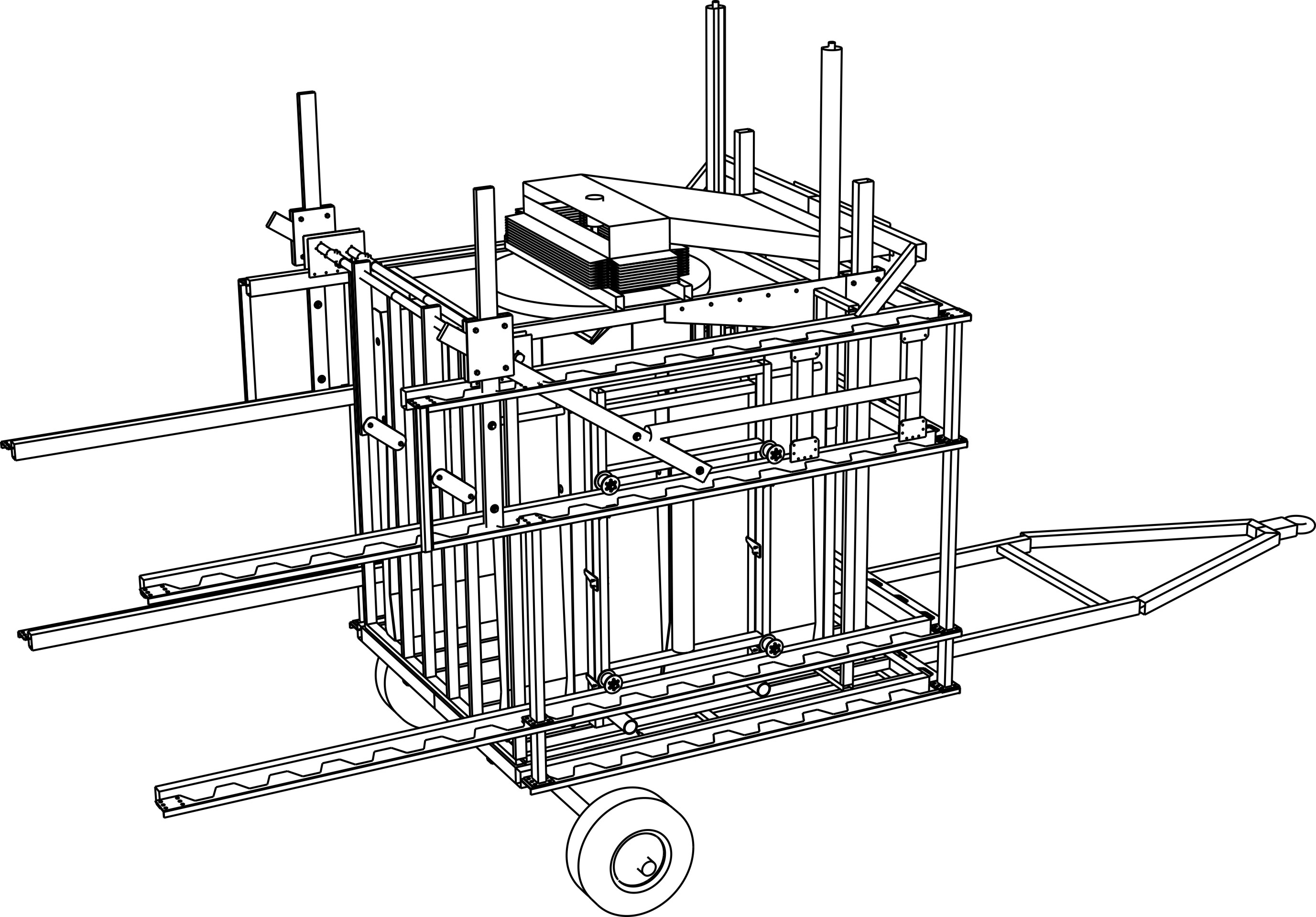 Agricultural machine, cotton baler by Sebastian Riggio at Coroflot.com