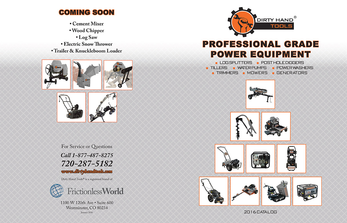 Dirty Hand Tools Power Equipment Catalog by Bruce Clark at Coroflot.com