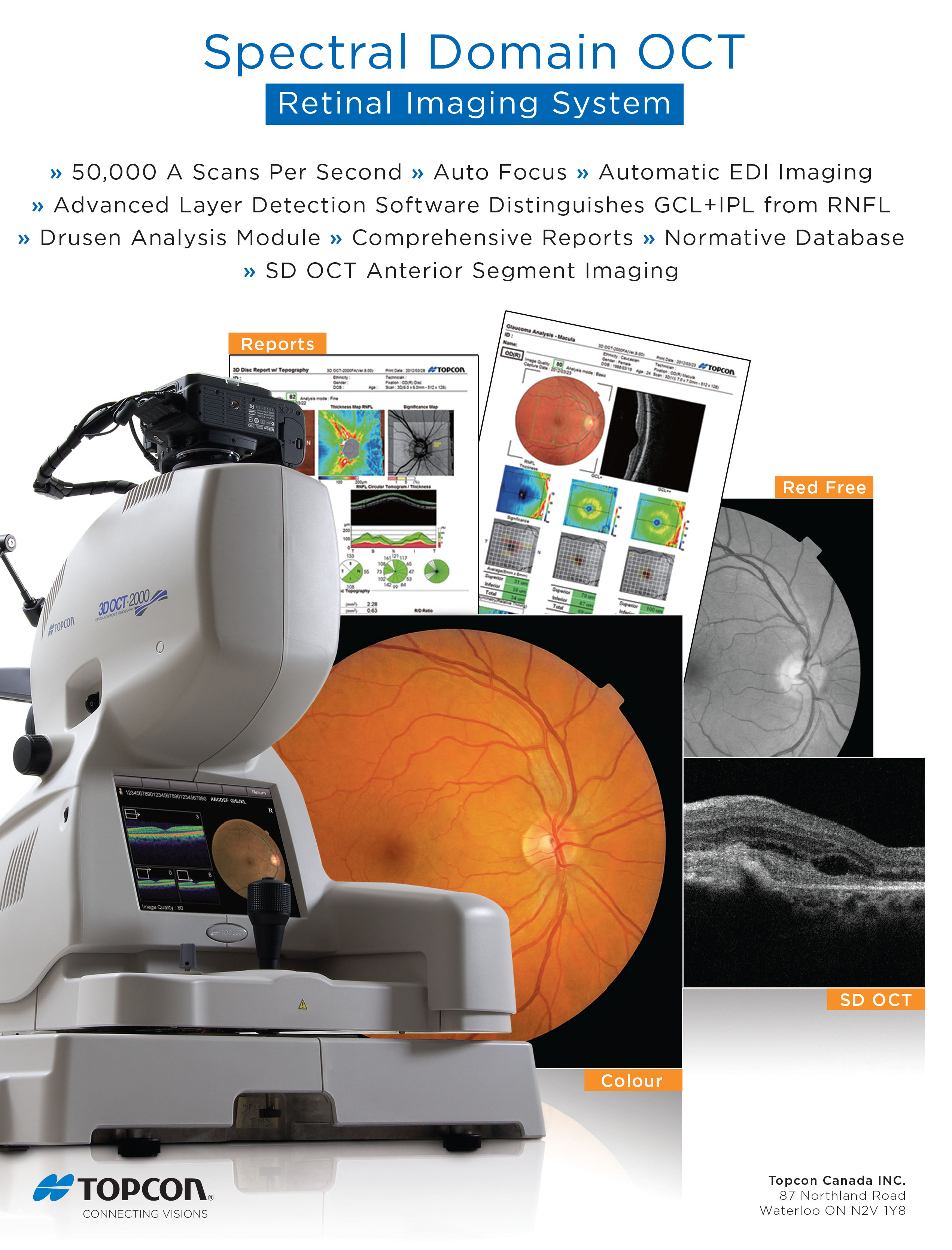 Topcon Canada Spectral OCT Magazine Ad by Gabriel Garcia at Coroflot.com