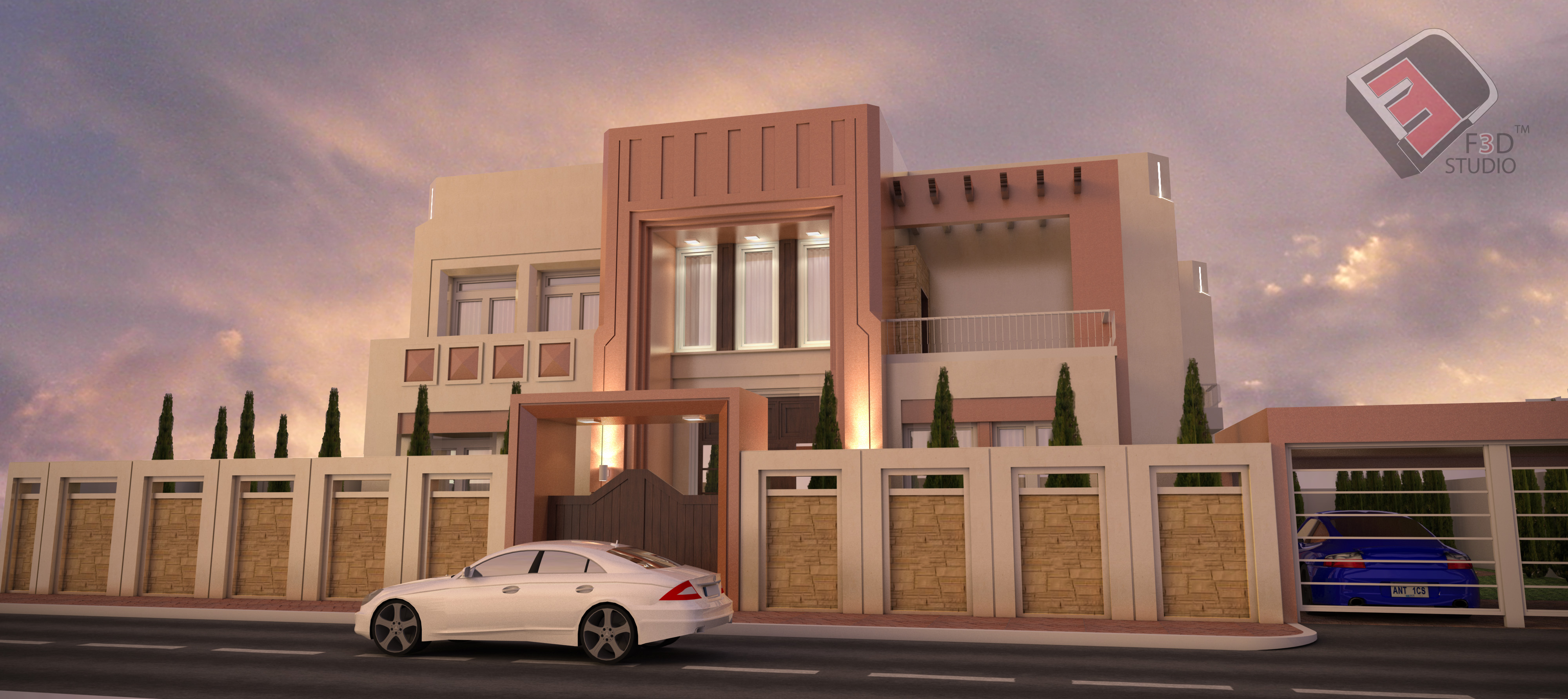 Contemporary Arabic Villa by Ferdinand Solas, UAP, Intl. Assoc. AIA ...