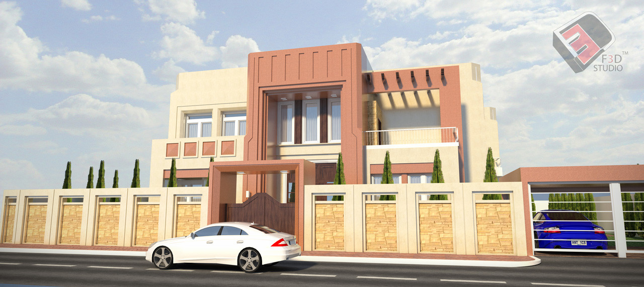 Contemporary Arabic Villa by Ferdinand Solas, UAP, Intl. Assoc. AIA ...