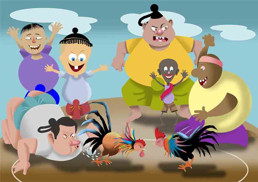 Myanmar Traditional illustrations by Aung Min Min at Coroflot.com