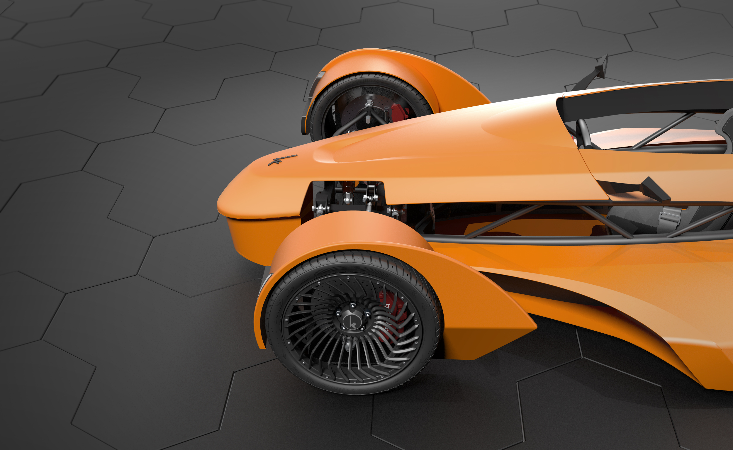 Track Car Concept by Kevin Clarridge at Coroflot.com