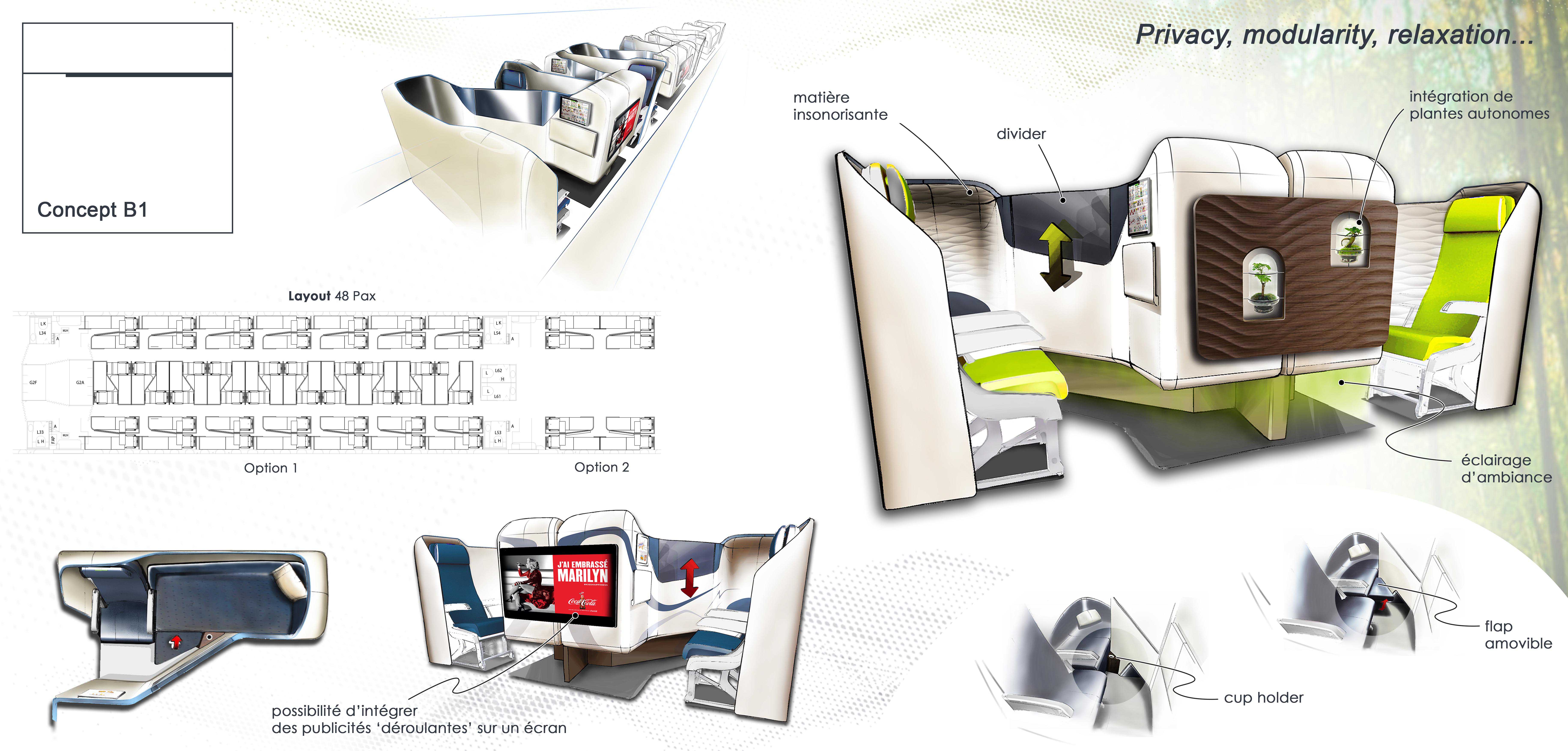 Aeronautics, Interior Design by Olivier Baveux at Coroflot.com