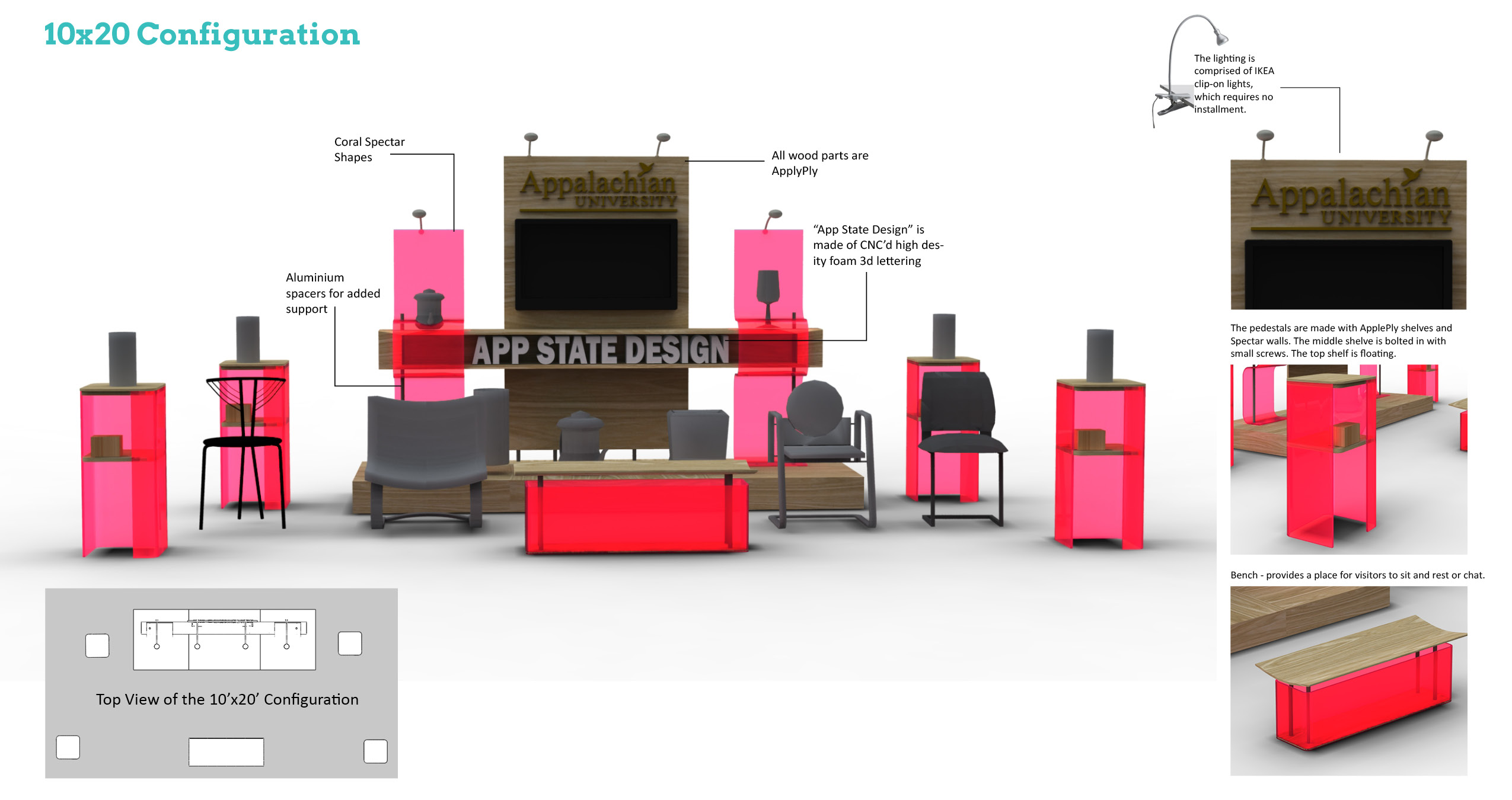 ASU Booth Design by Anatevka Maria Arguezo at Coroflot.com