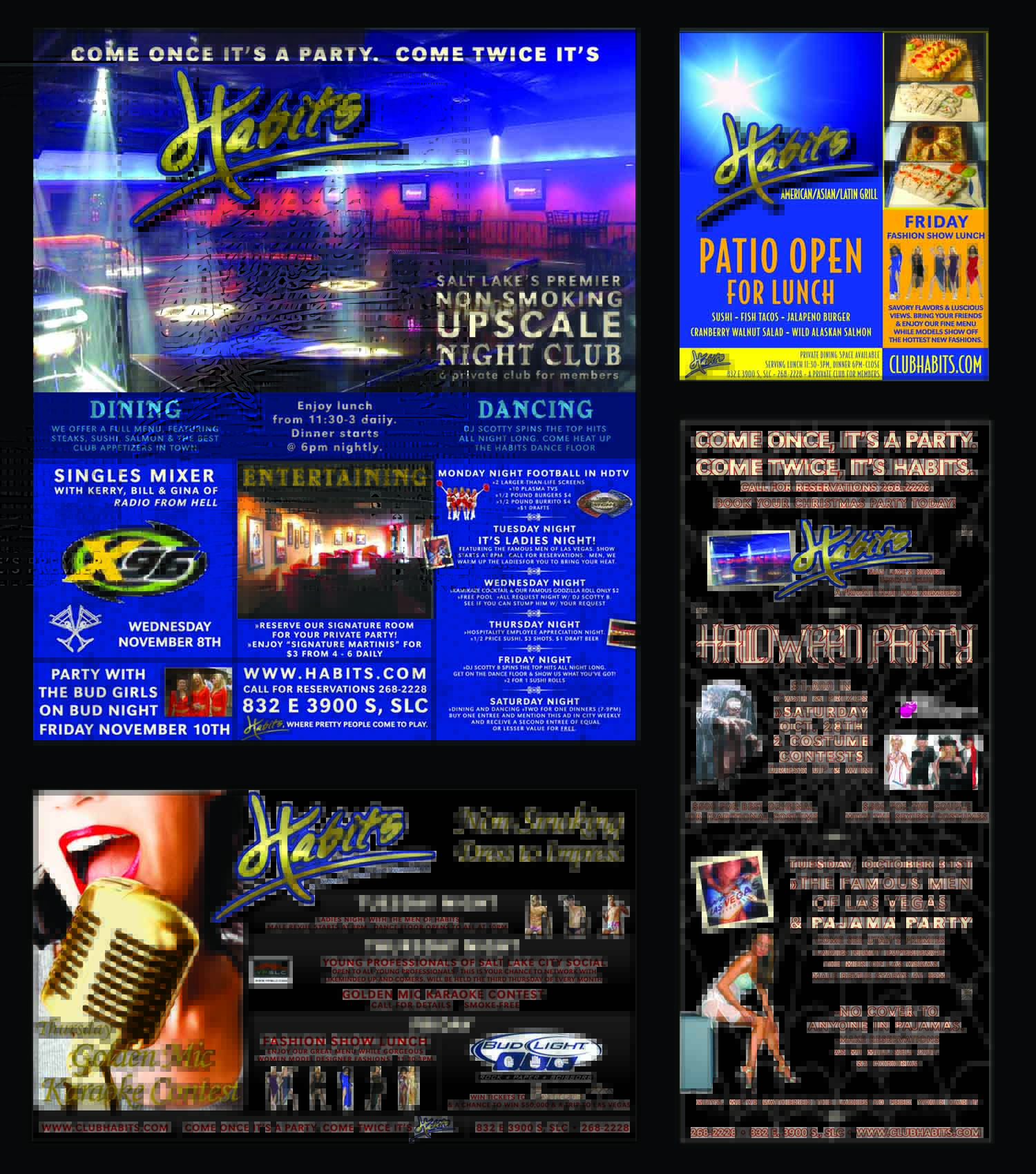 Club Ads by Jennifer Higgins at Coroflot.com
