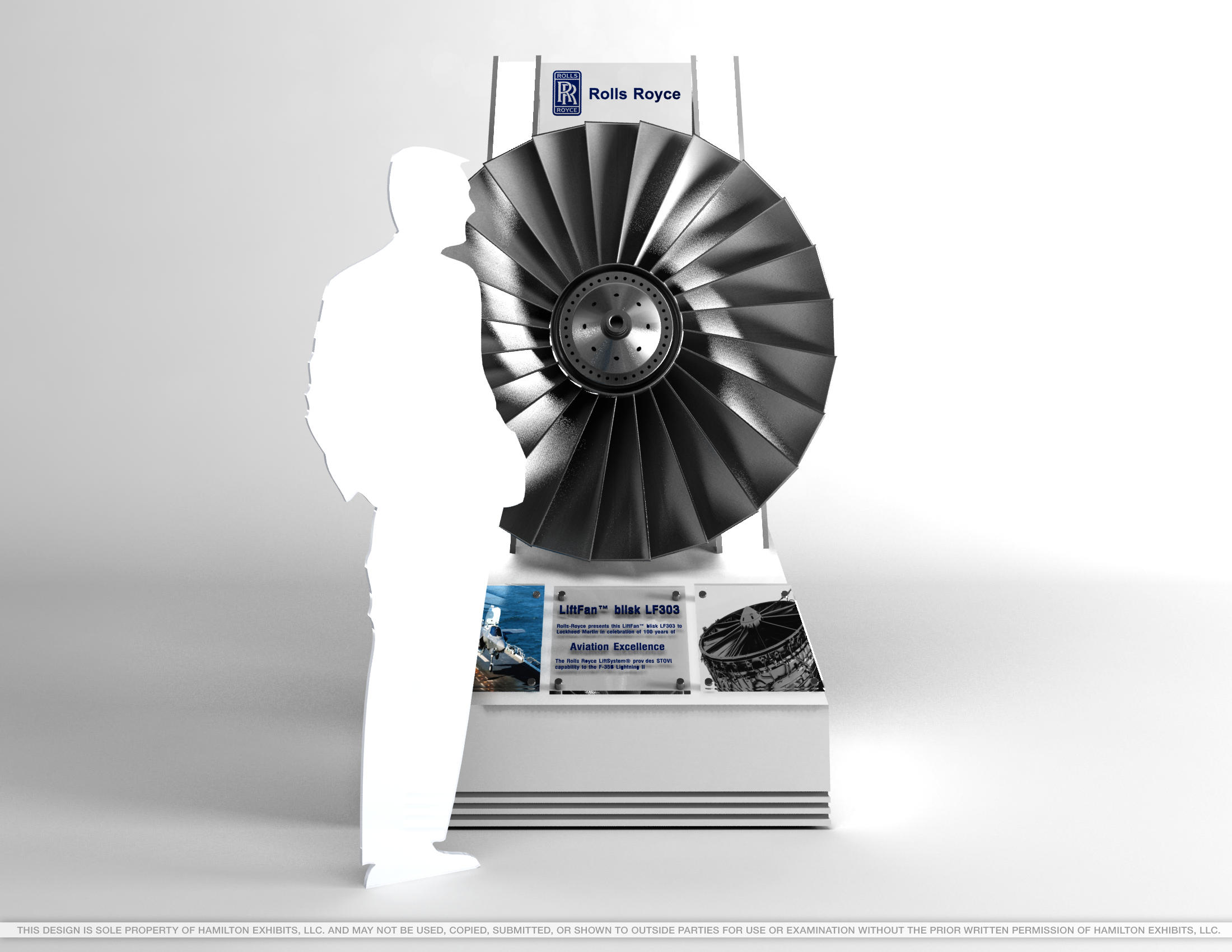 Rolls Royce: Blisk Fan Display by Aric Furfaro at Coroflot.com