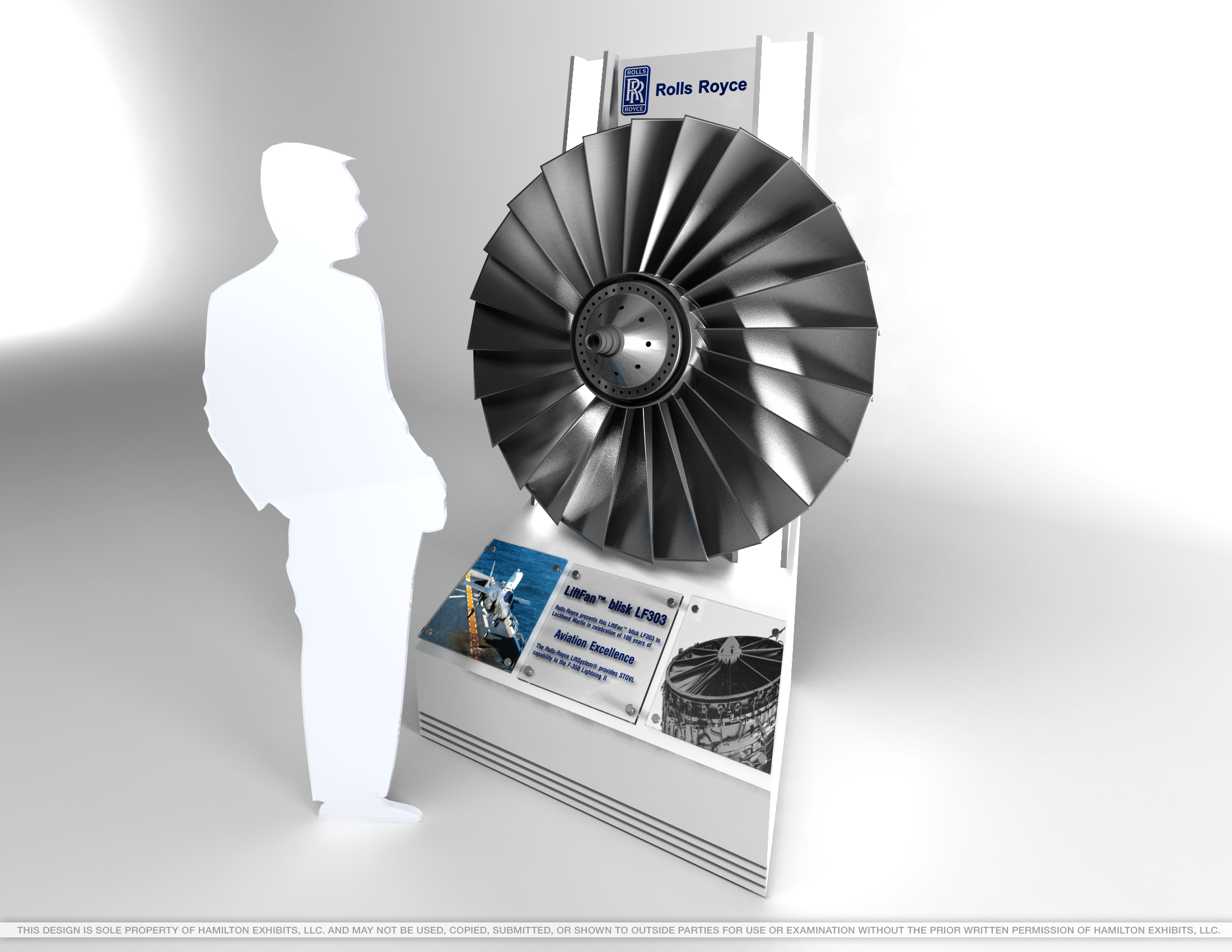 Rolls Royce: Blisk Fan Display by Aric Furfaro at Coroflot.com