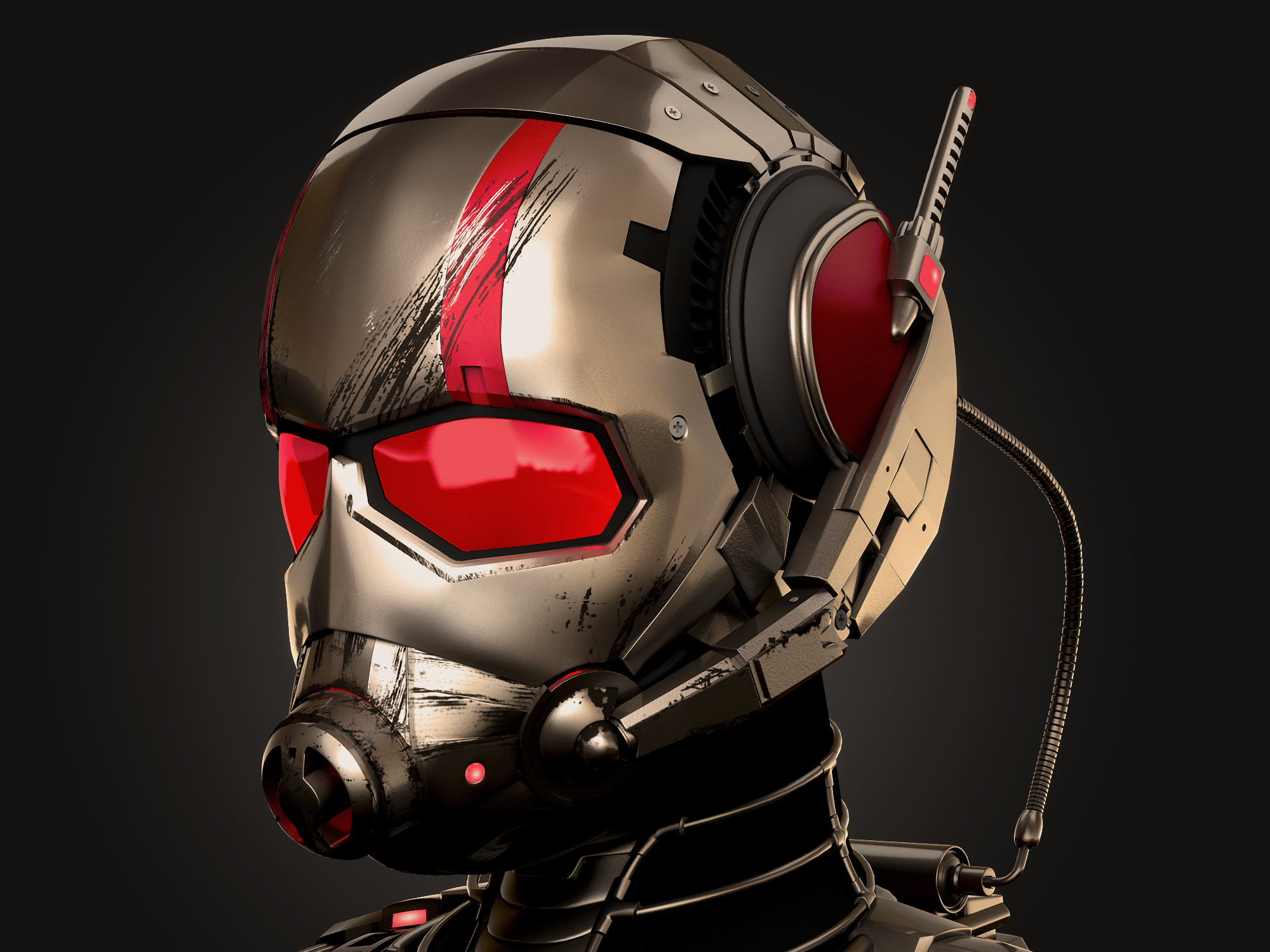 Ant-Man 3D Model - Fan Art by Alejandro Santell at Coroflot.com
