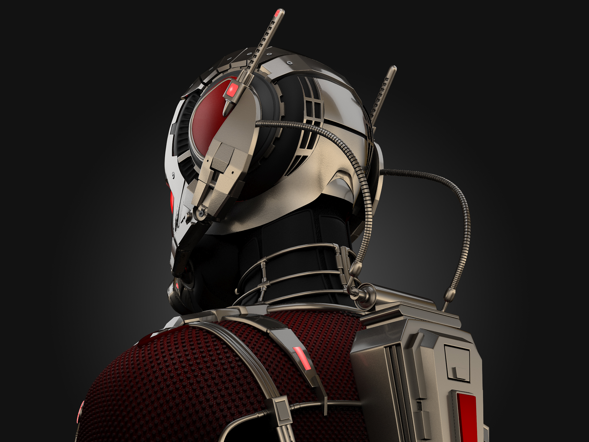 Ant-Man 3D Model - Fan Art by Alejandro Santell at Coroflot.com