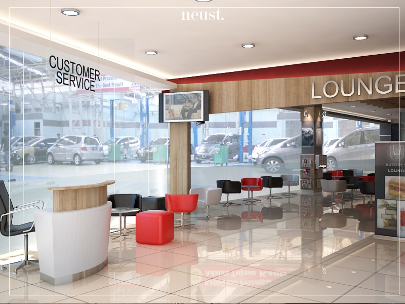 Lobby of Car Showroom, Bandung. by Fediane T at Coroflot.com