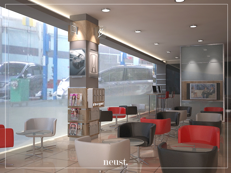 Lobby of Car Showroom, Bandung. by Fediane T at Coroflot.com