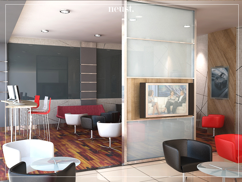 Lobby of Car Showroom, Bandung. by Fediane T at Coroflot.com