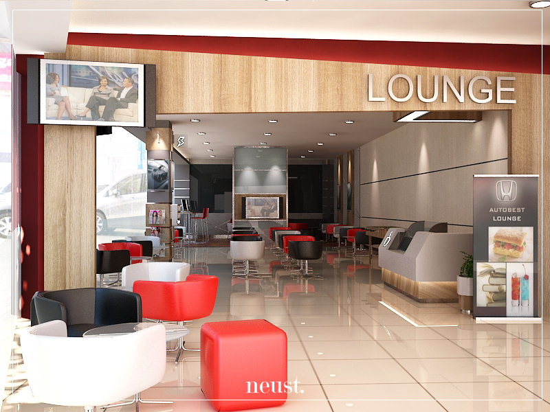 Lobby of Car Showroom, Bandung. by Fediane T at Coroflot.com