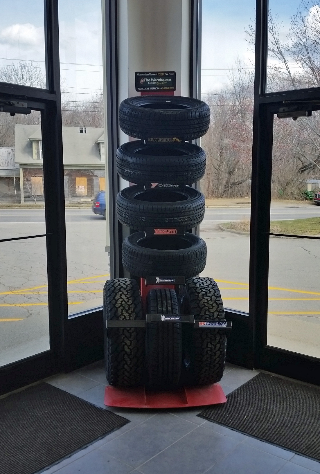Retail Tire Display by Rob Surra at Coroflot.com