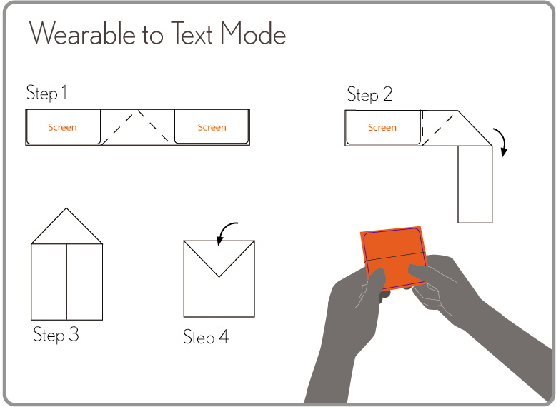 Origami Smart Phone by Erik Campbell at Coroflot.com