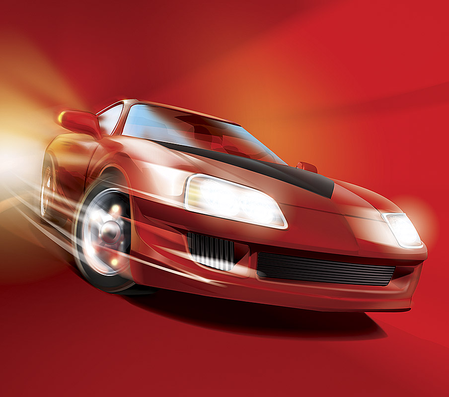 Advertising Illustration by Ron McPherson at Coroflot.com