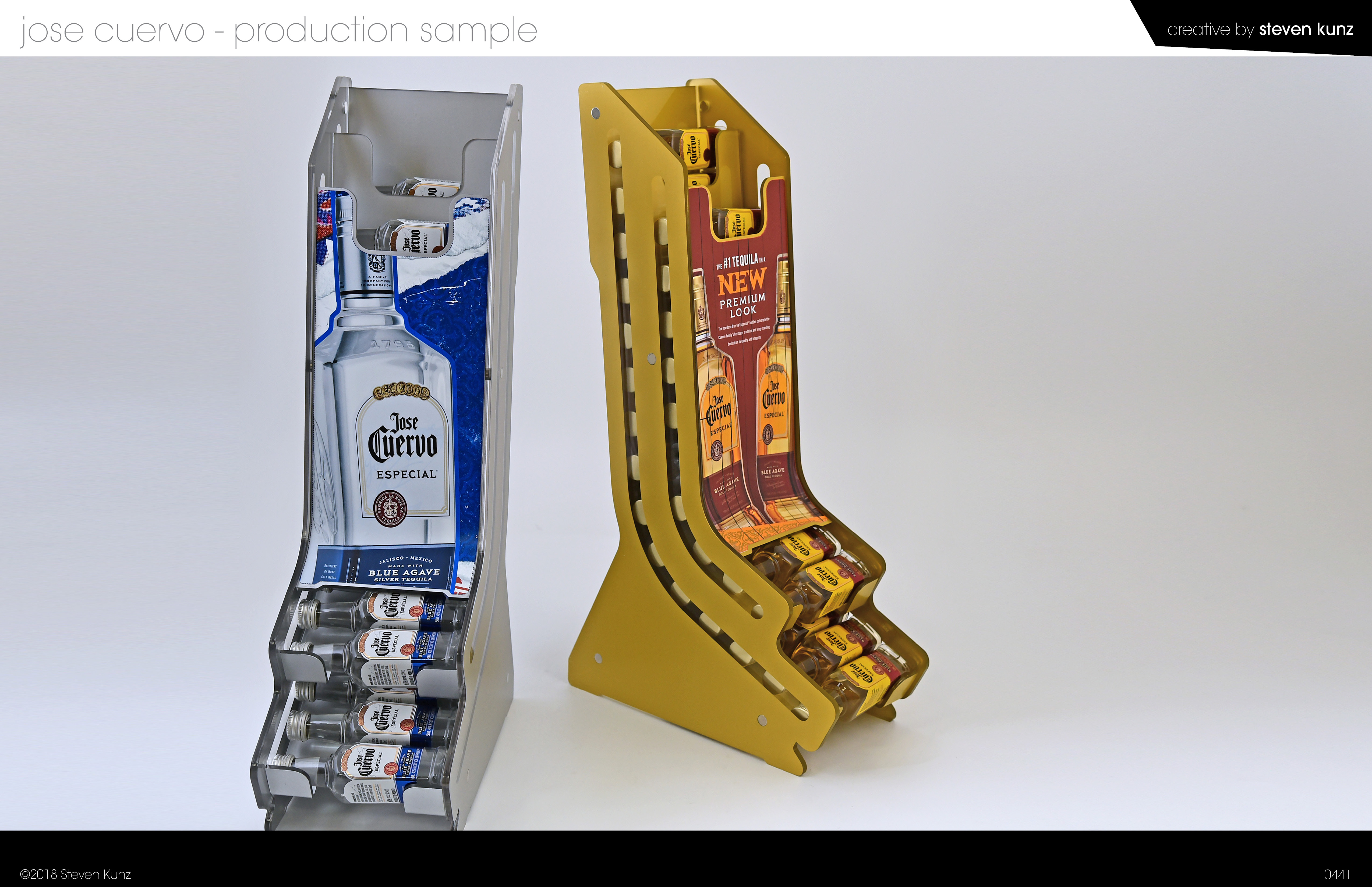 Counter Displays - 50ml Liqueur Bottle by Steve Kunz at Coroflot.com
