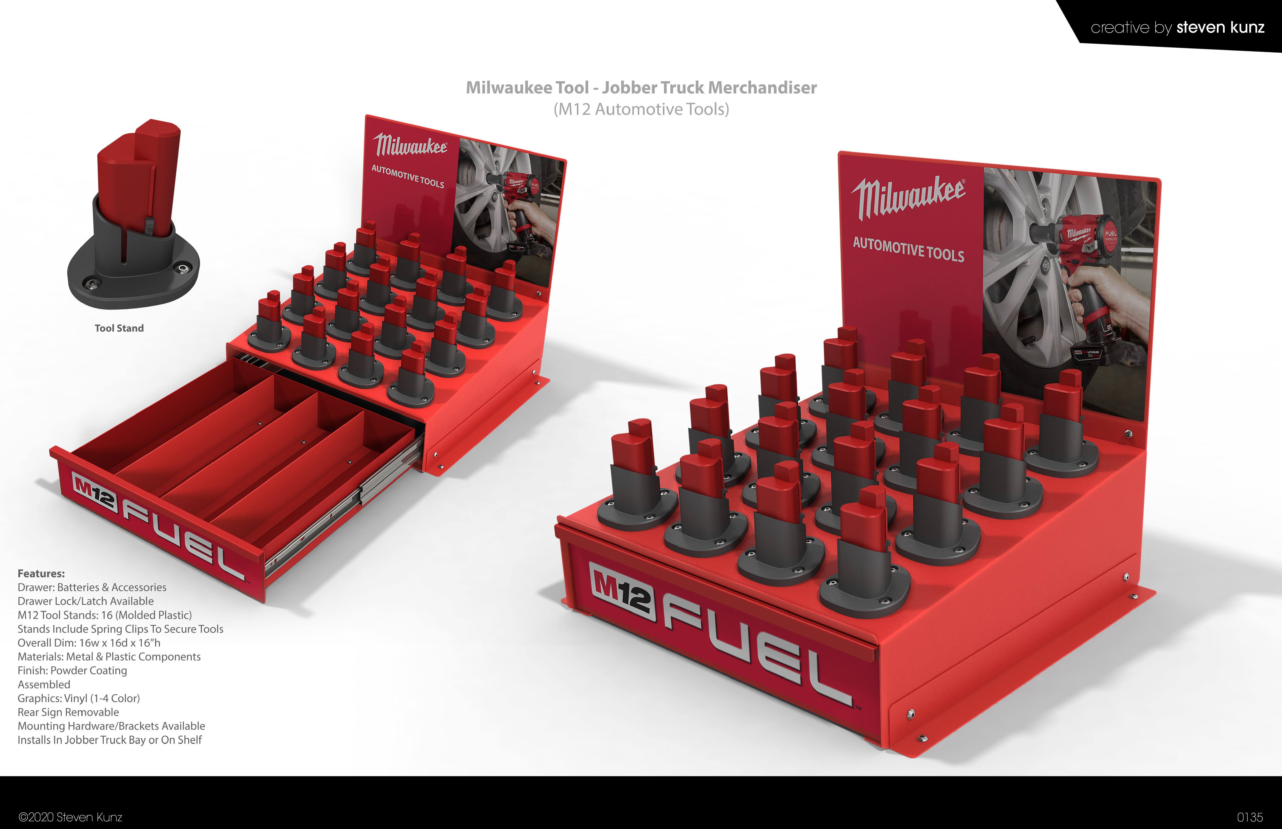 Milwaukee Tool - Jobber Truck Merchandiser System by Steve Kunz at ...