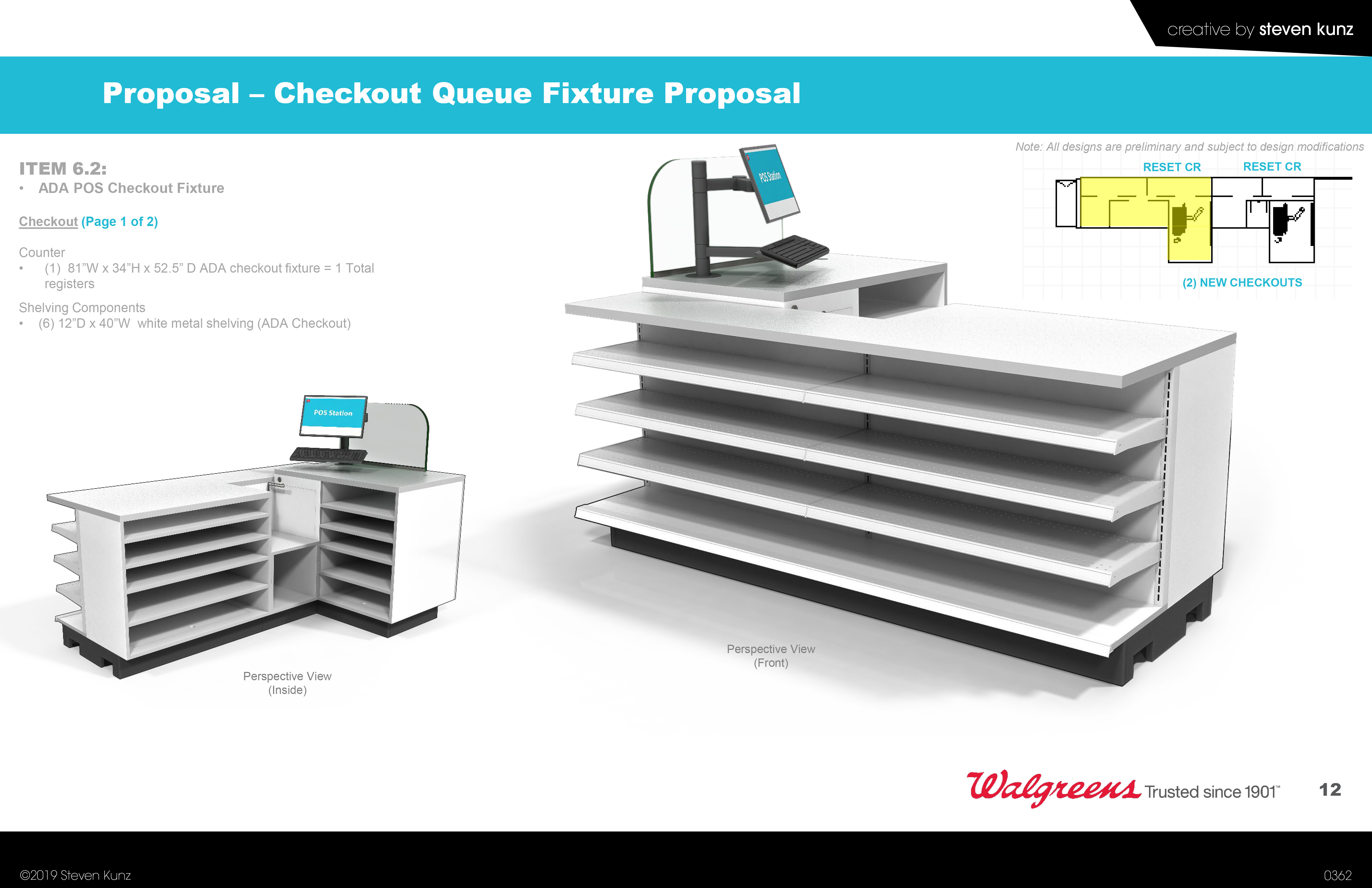 Walgreens - POS Checkout, Queue, and Floor Fixture Concepts by Steve ...