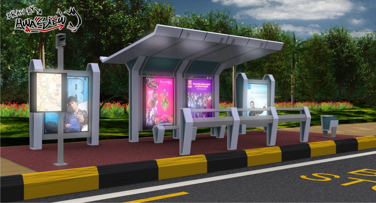BUS STOP DESIGN by HWA _SIEW at Coroflot.com