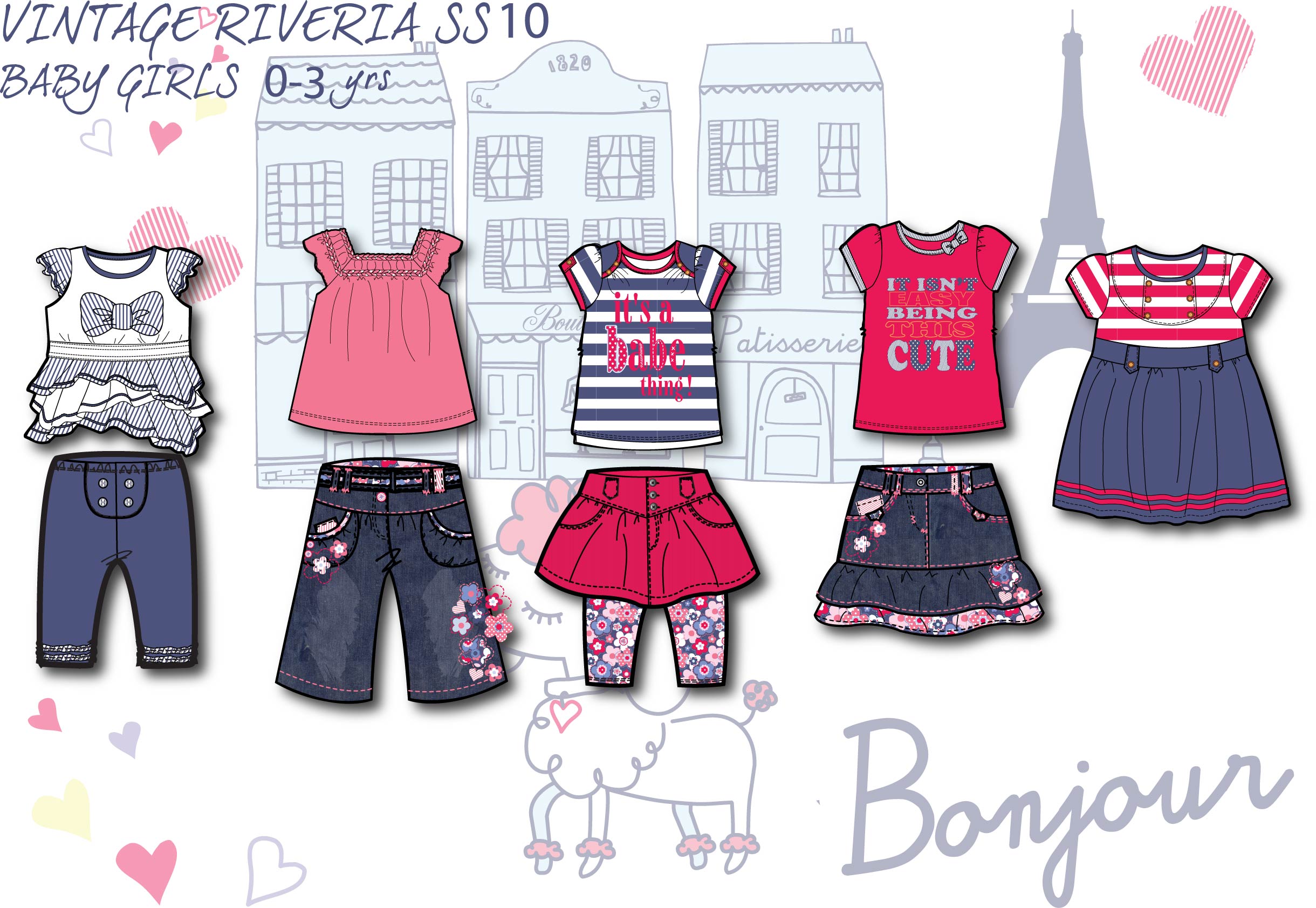 Adams Childrenswear Ltd Baby Girls 0-3yrs by Hannah Wells at Coroflot.com