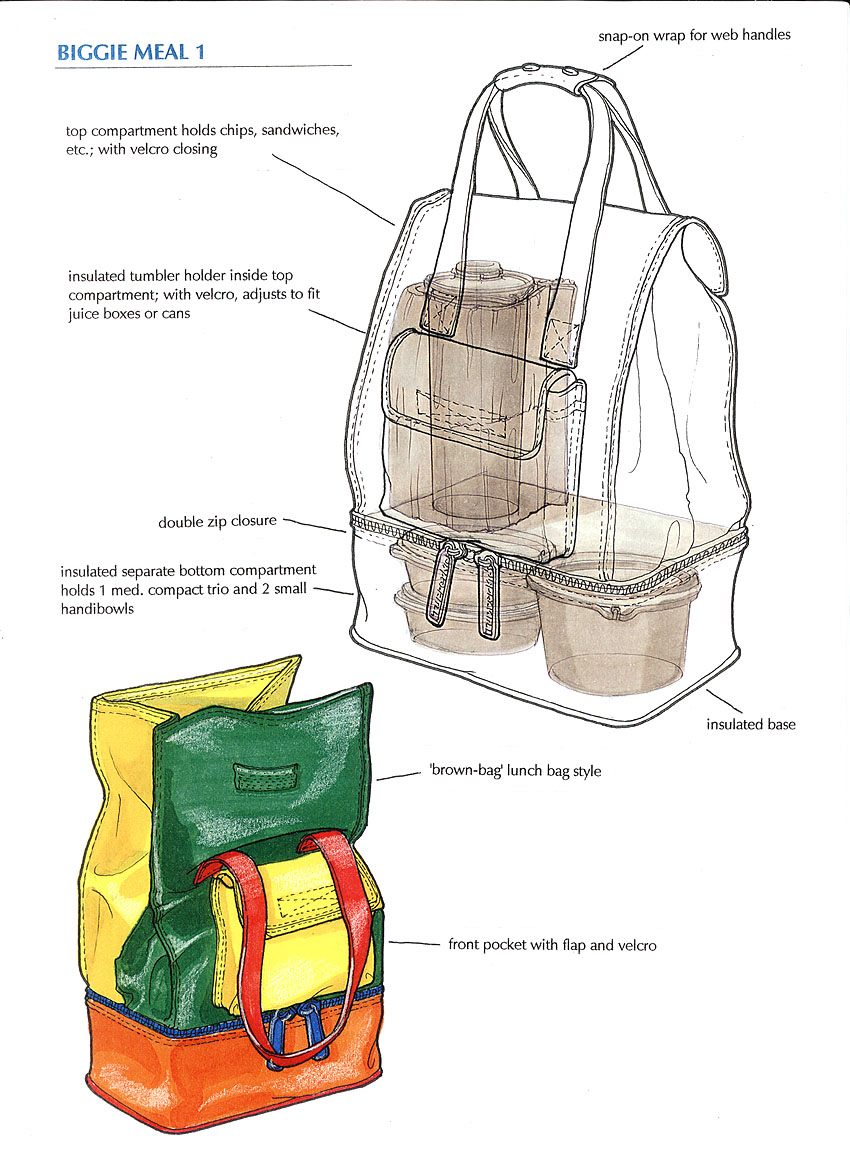 Tupperware Backpack by Manuel Dacanay at Coroflot.com