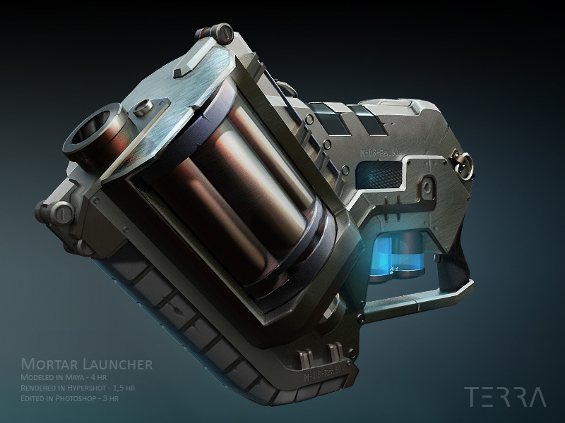 Concept Weapons by Koen Terra at Coroflot.com